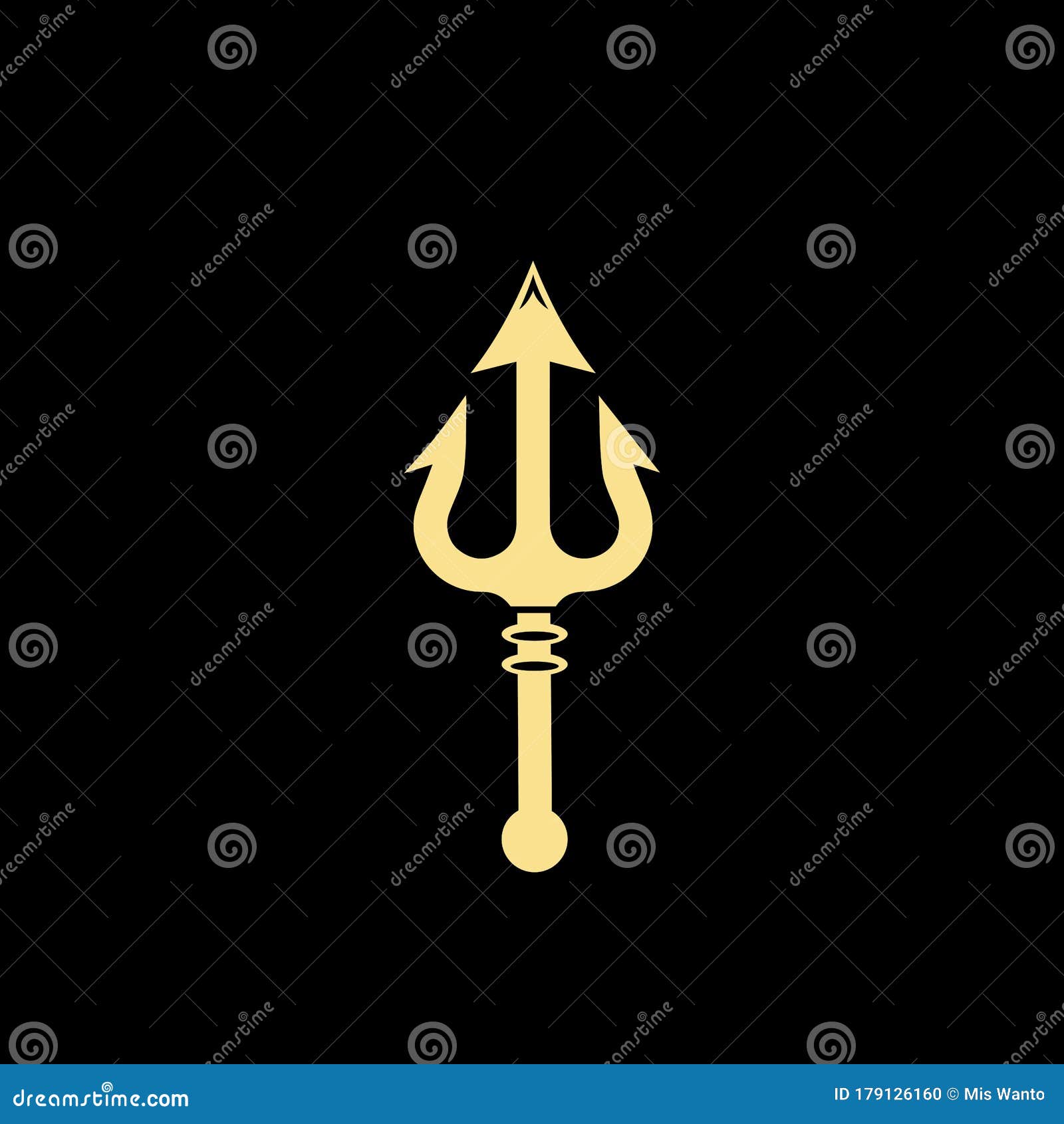 Trident Design Vector and Poseidon Icon Illustration Template Stock ... Trident Design Vector and Poseidon Icon Illustration Template Stock ...