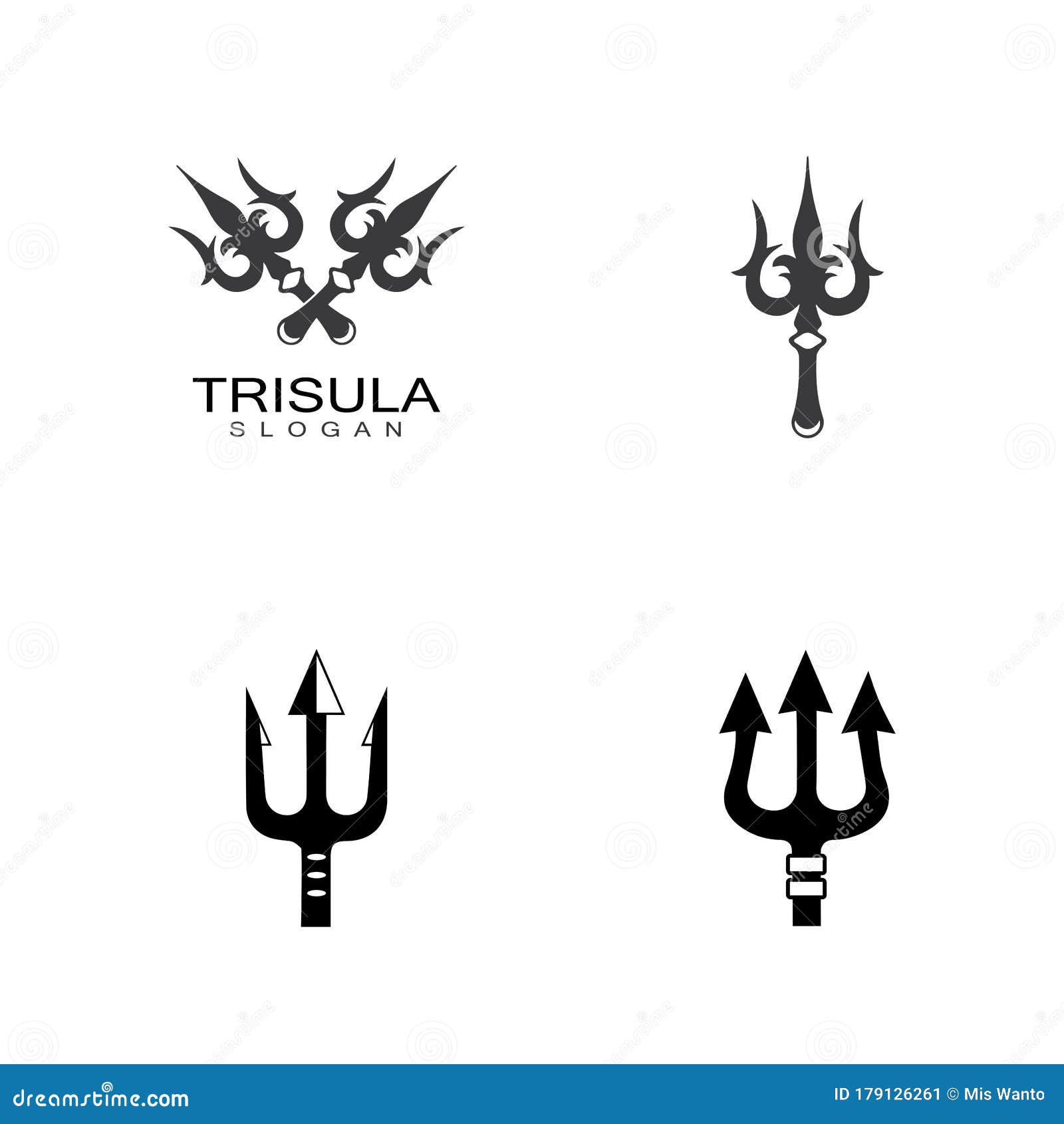 Trident Design Vector and Poseidon Icon Illustration Template Stock ... Trident Design Vector and Poseidon Icon Illustration Template Stock ...