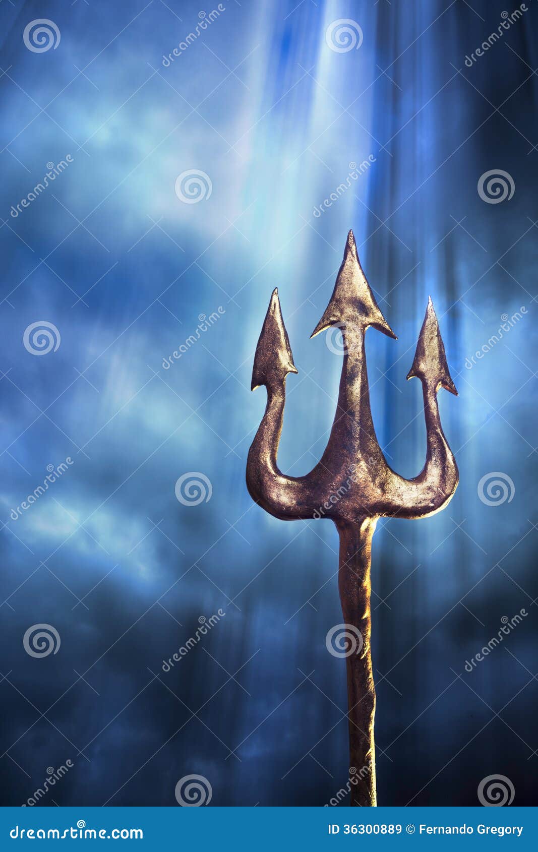 Poseidon And His Trident