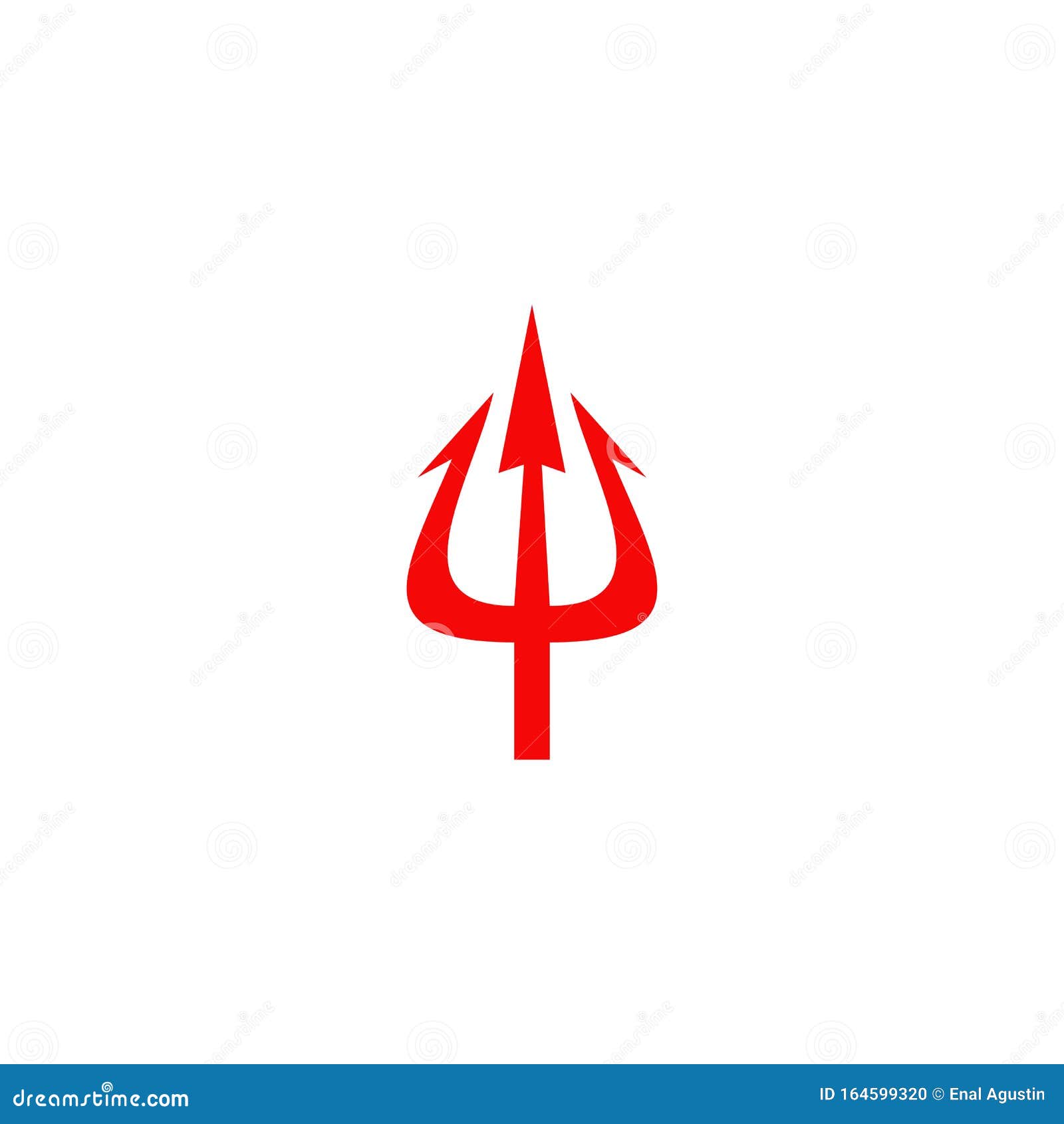 Trident Icon Logo Design Vector Template Stock Vector - Illustration of ...