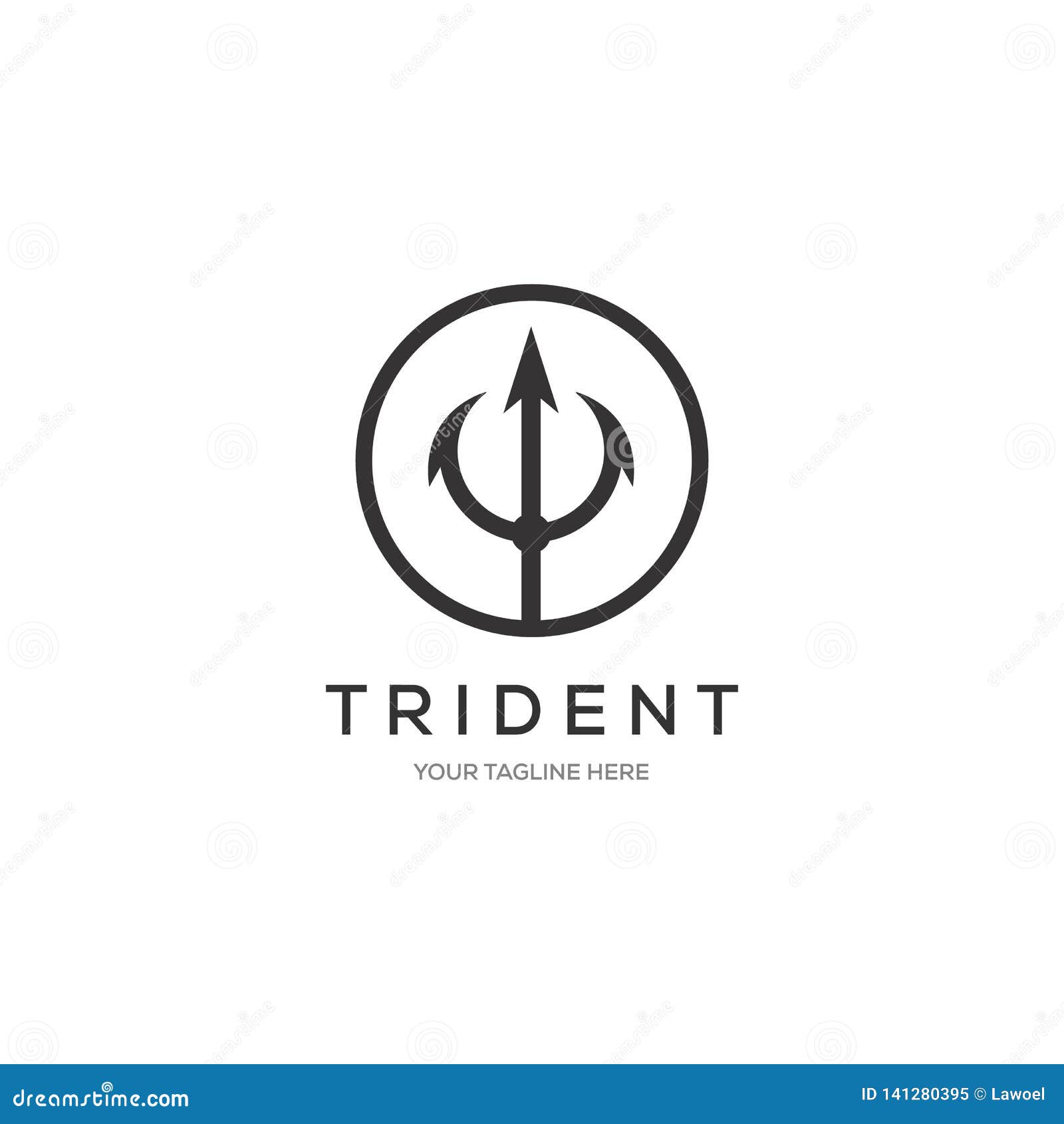 Trident Logo Template Vector Symbol | CartoonDealer.com #168321914