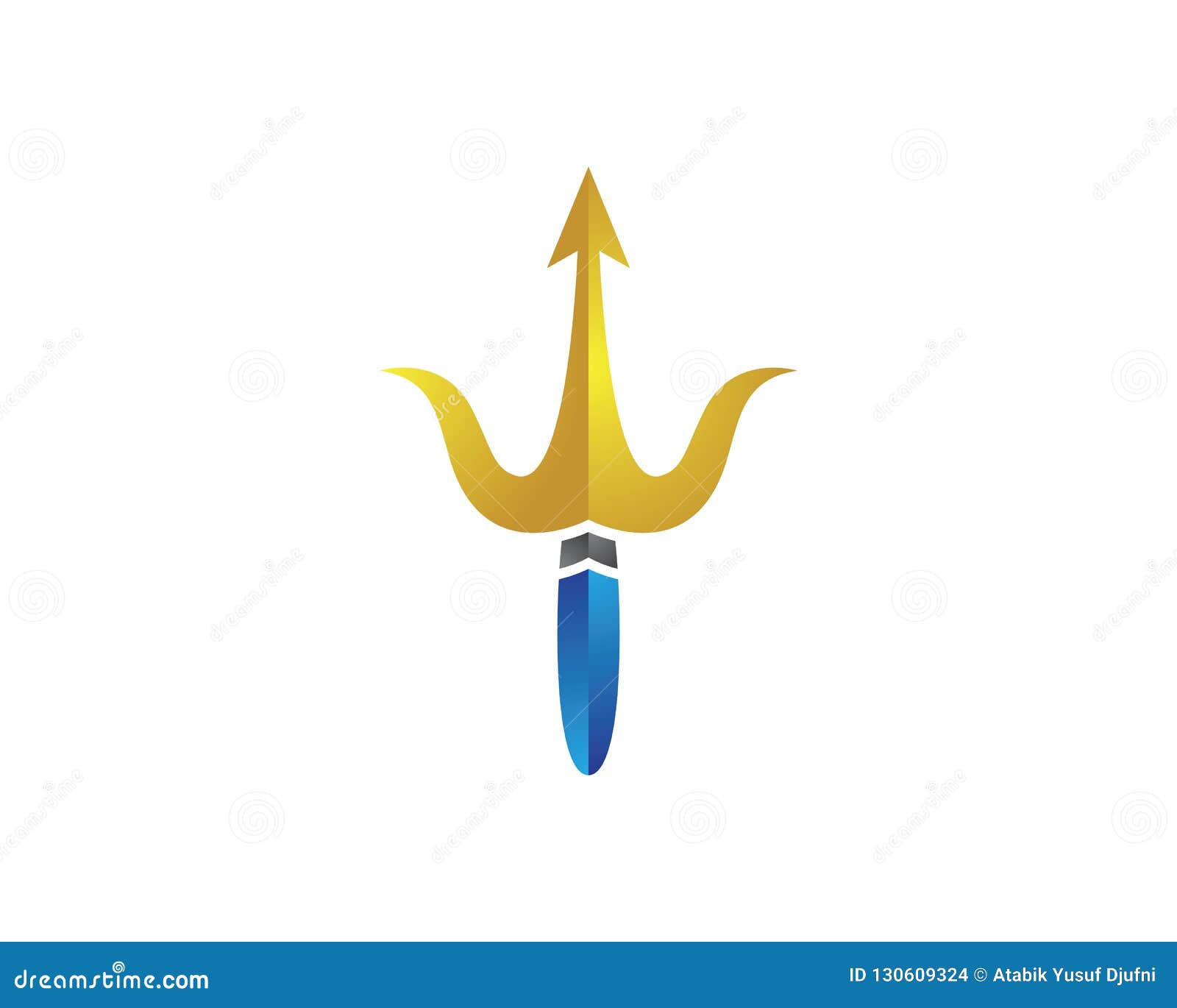 Trident Symbol Illustration Stock Vector - Illustration of developer ...