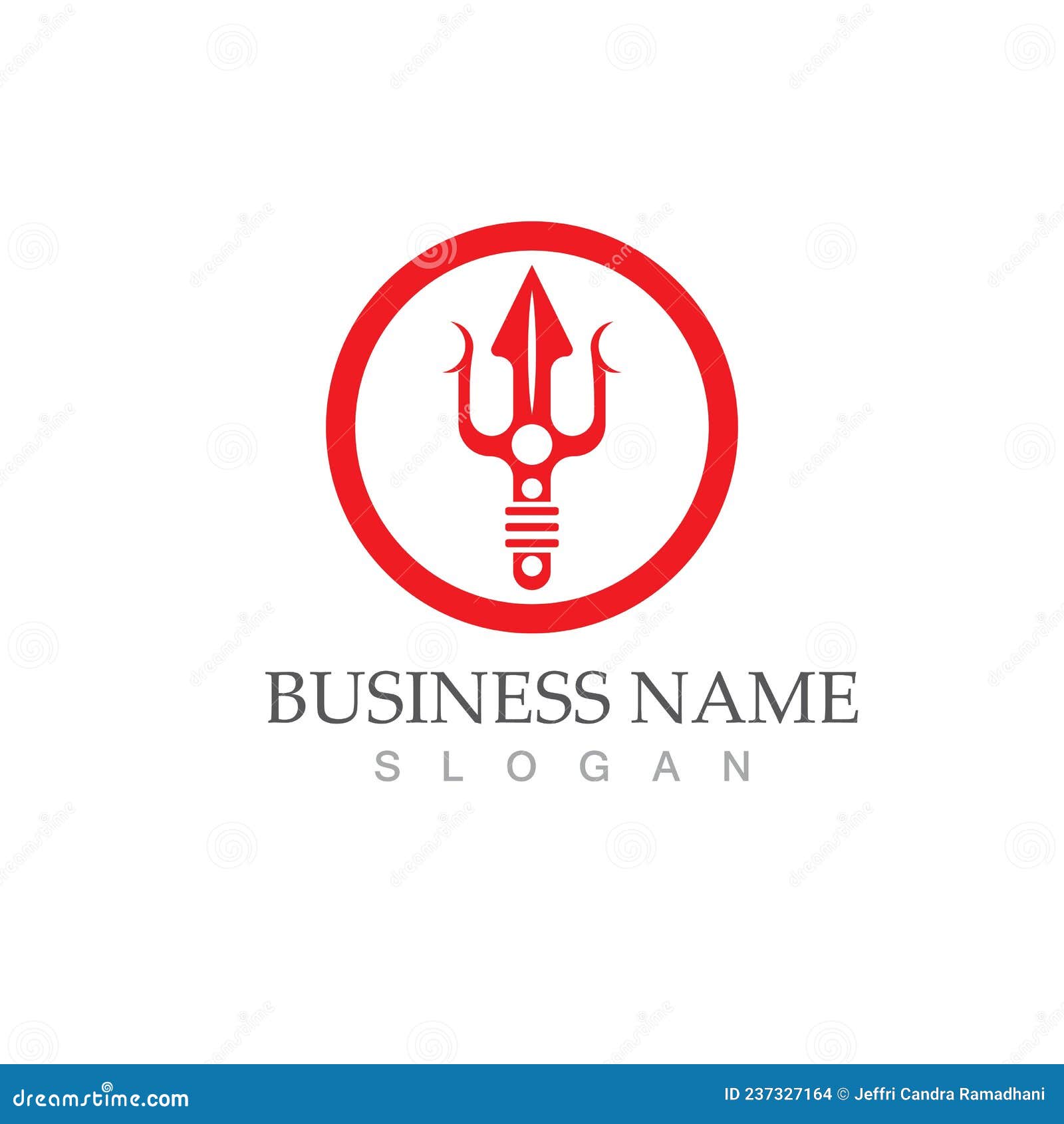 Trident Logo Template Vector Icon Stock Vector - Illustration of pointy ...