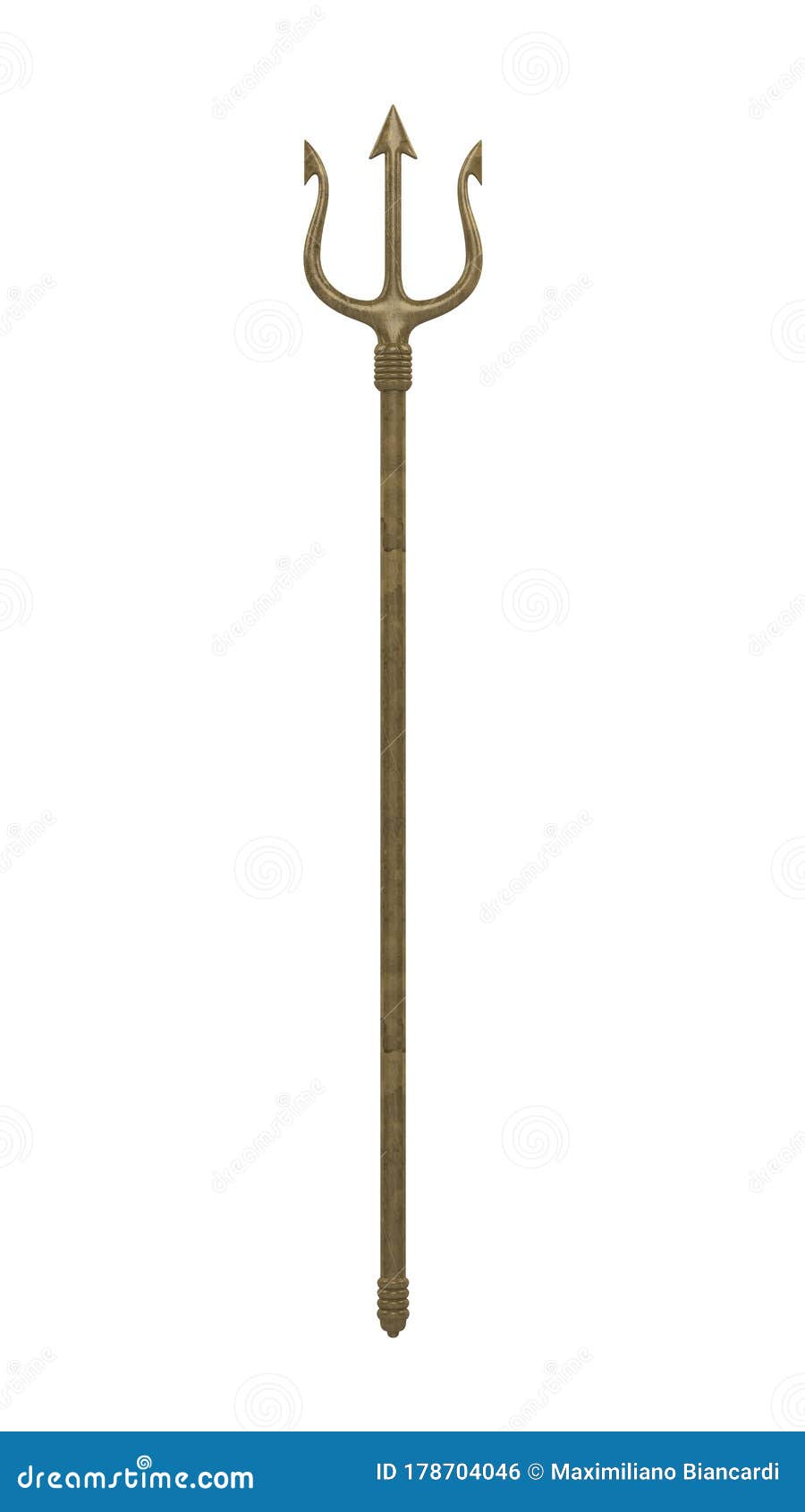 Trident stock illustration. Illustration of rendered - 178704046