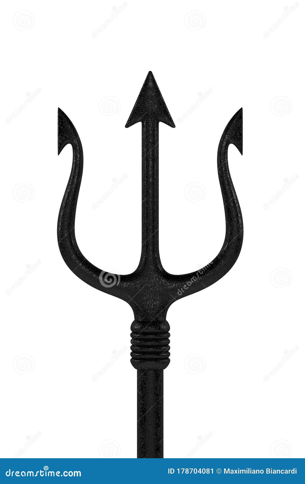 Trident stock illustration. Illustration of rendered - 178704081