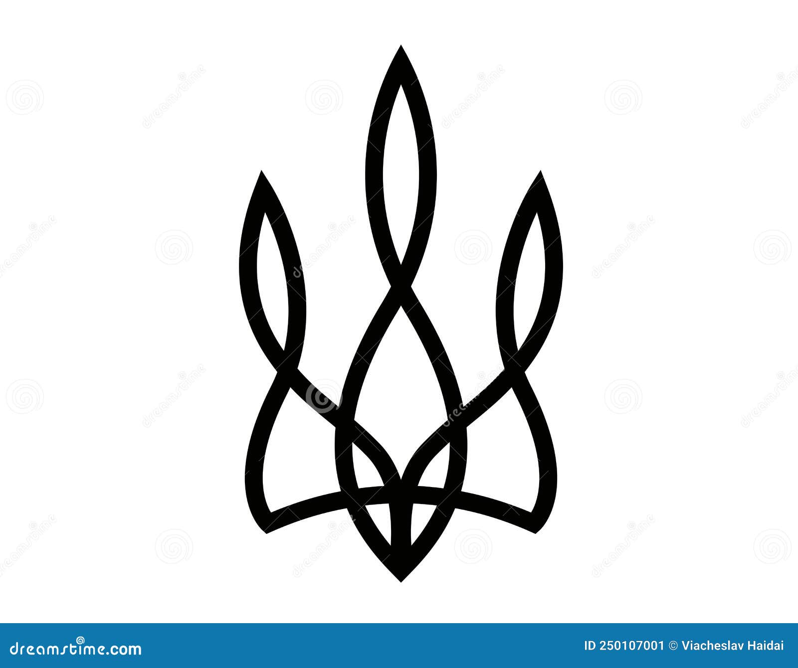 Stylized Map Of Ukraine, Silhouette Of Ukraine Filled With Ukrainian ...