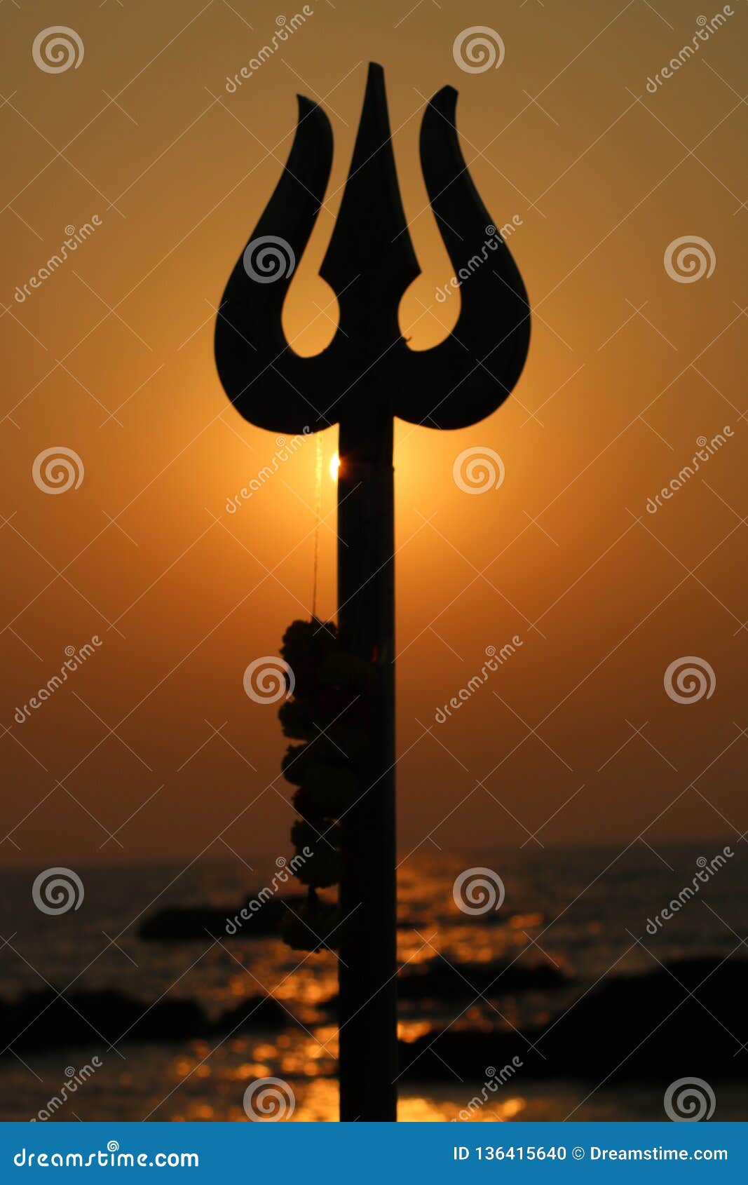 The Trident stock photo. Image of trident, tridant, shiva - 136415640