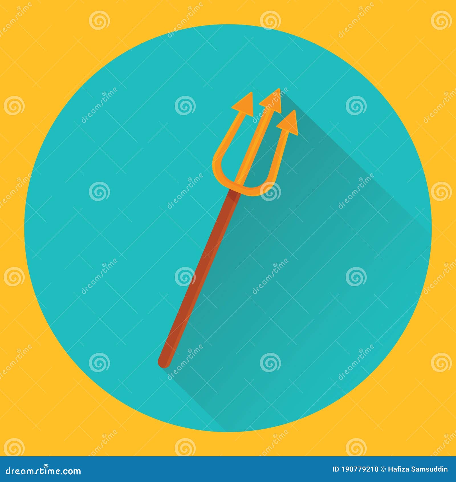 Trident. Vector Illustration Decorative Design Stock Vector ...