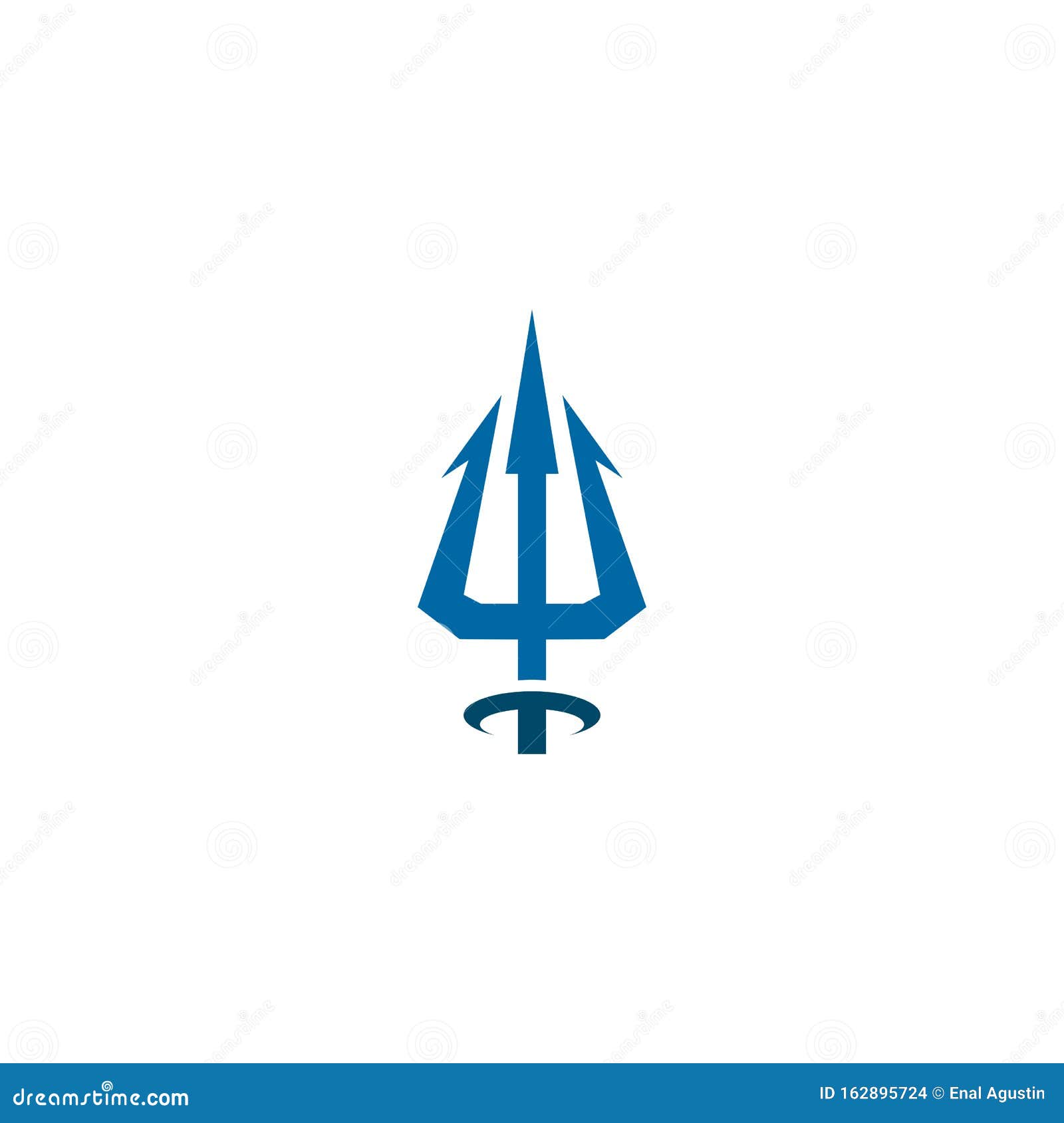 Trident Weapon Logo Design Vector Template | CartoonDealer.com #162895753
