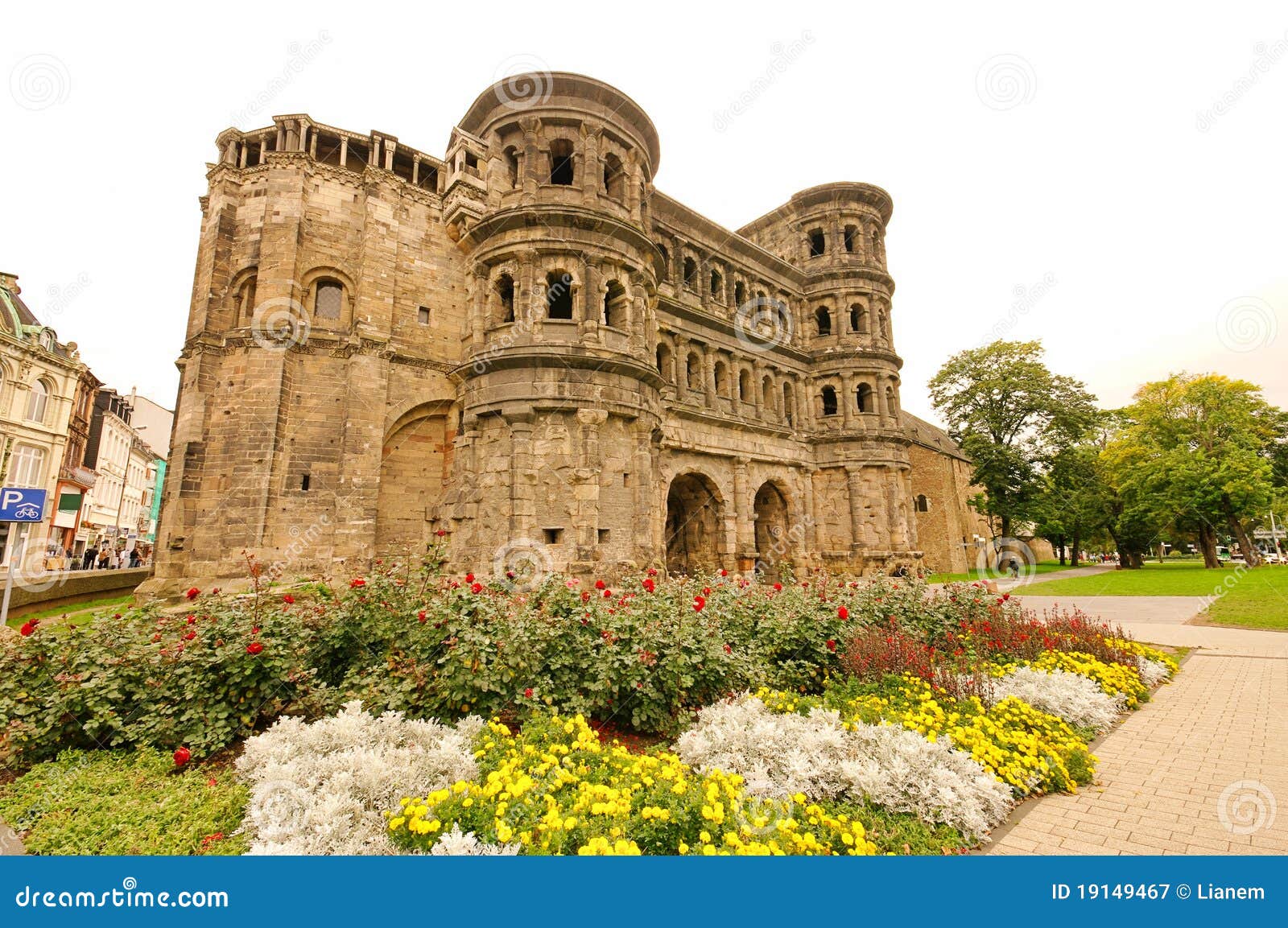 Porta Nigra Is The Symbol Of The City Of Trier. The Roman Empire ...