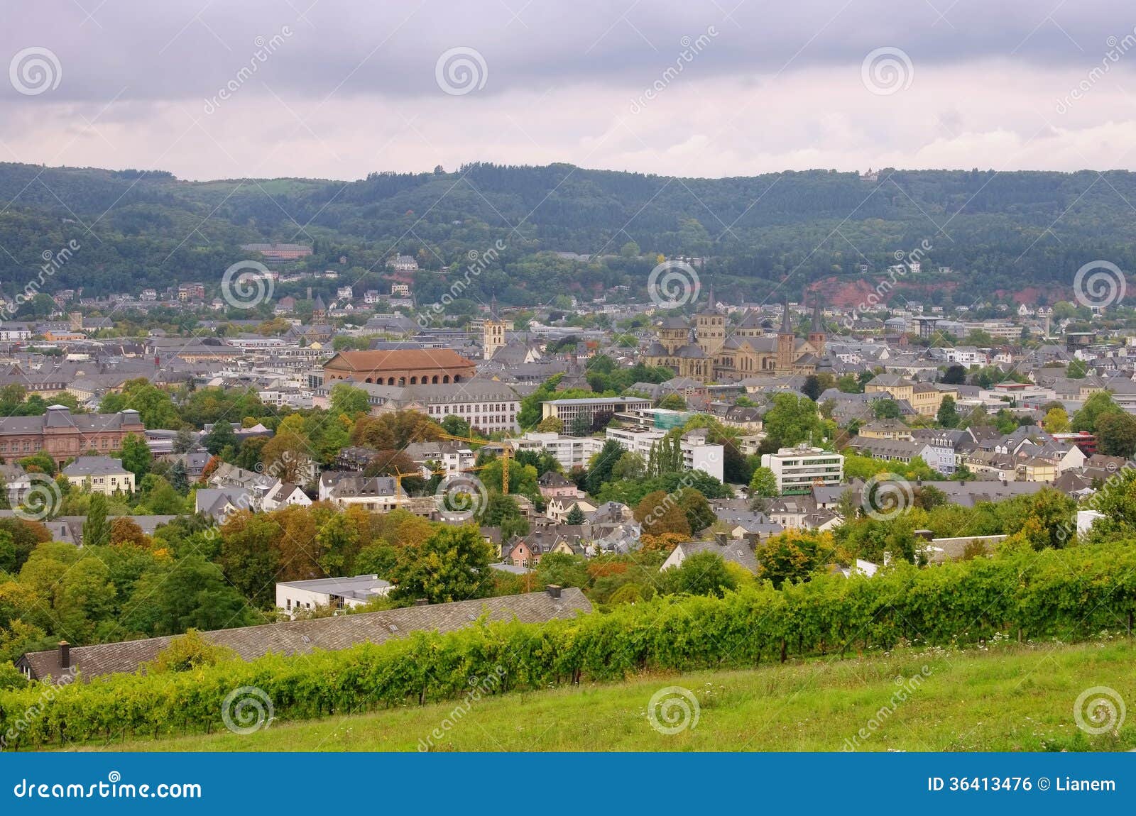 Trier stock photo. Image of gothic, palatinate, hills - 36413476