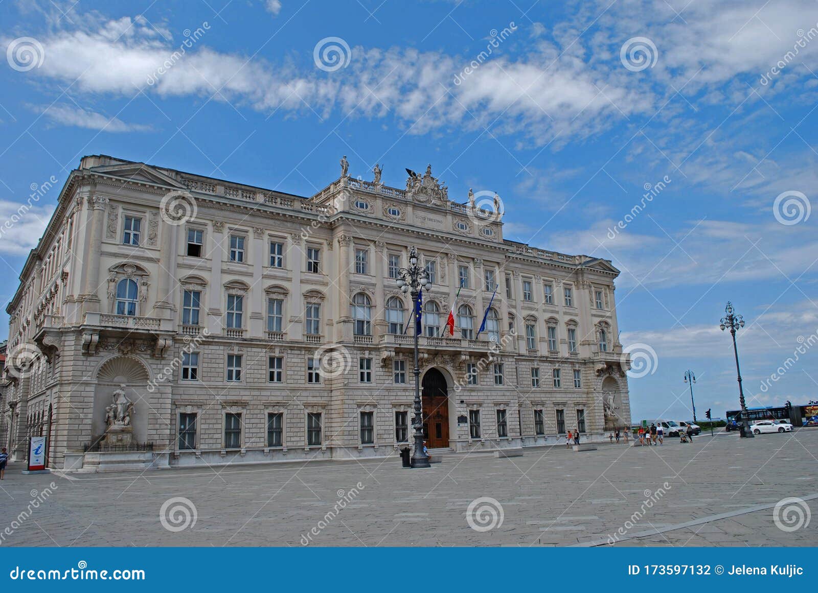Trieste architecture Italy editorial photography. Image of great ...