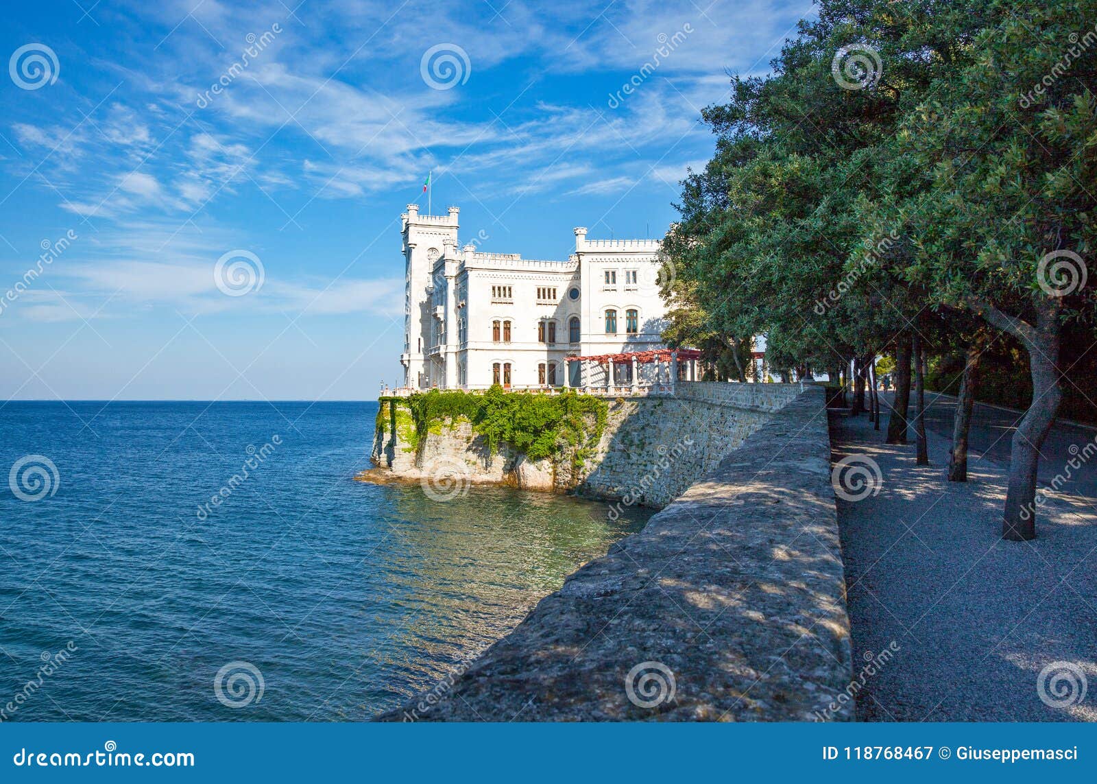 Trieste, the Architectures and Arts Editorial Photography - Image of ...