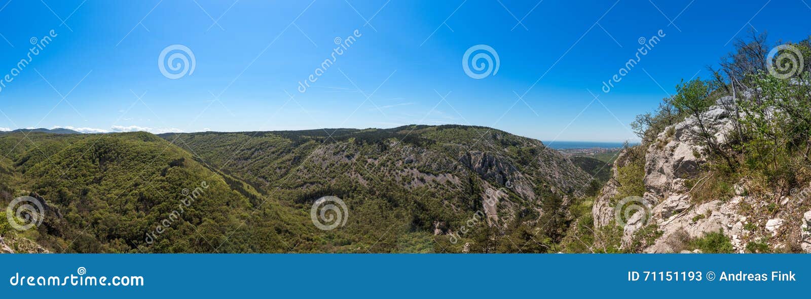 Trieste stock image. Image of adria, rock, tramp, hike - 71151193