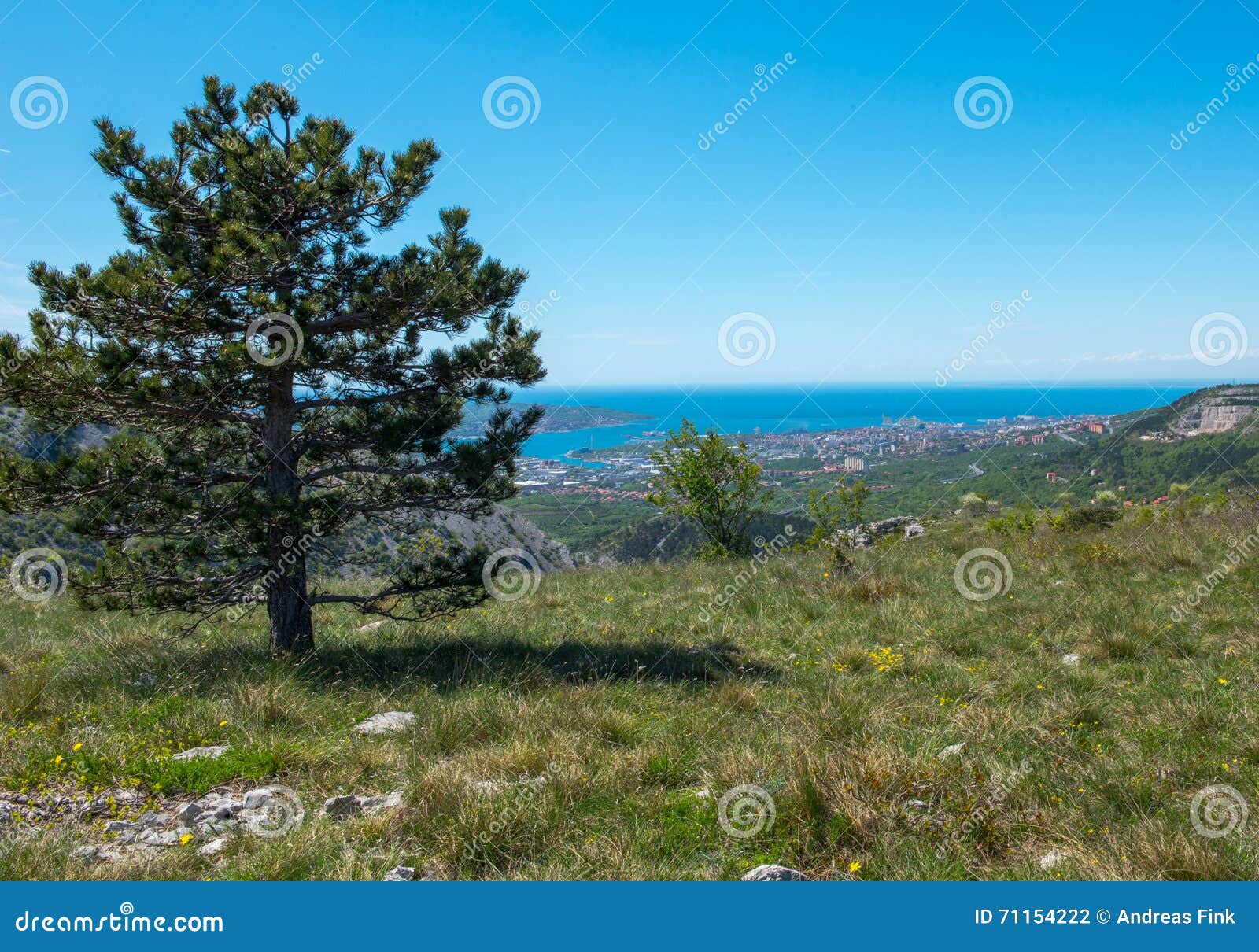 Trieste stock photo. Image of stone, spring, italy, trieste - 71154222