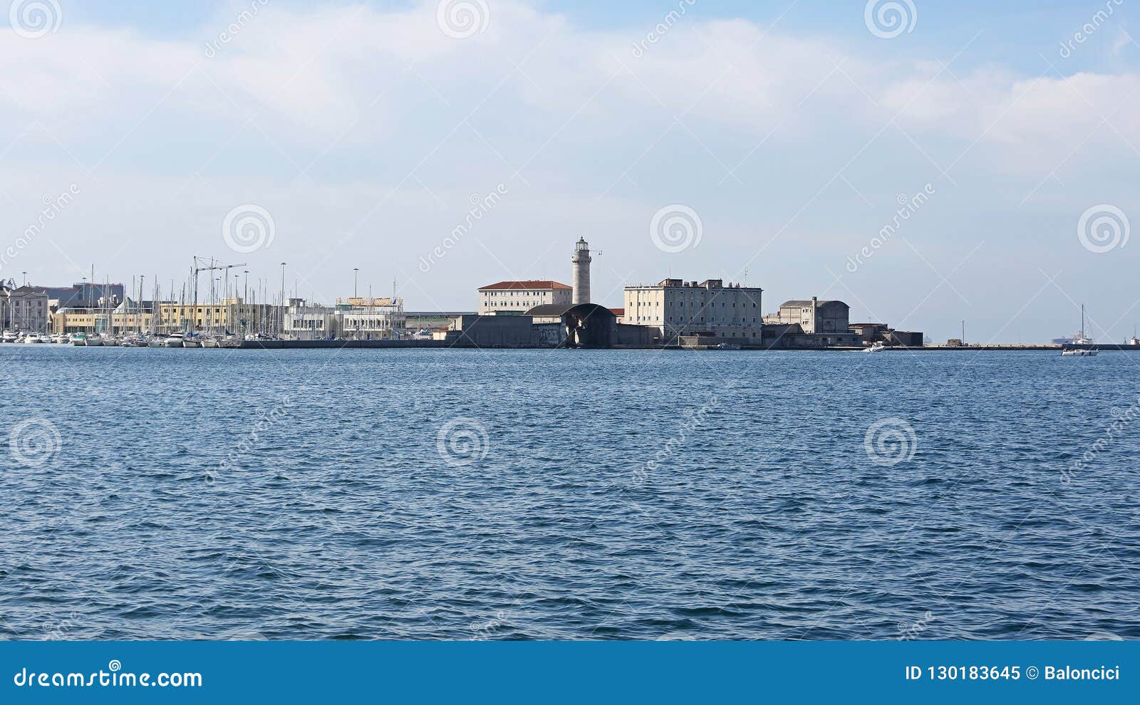 Trieste Harbour stock image. Image of italy, architecture - 130183645