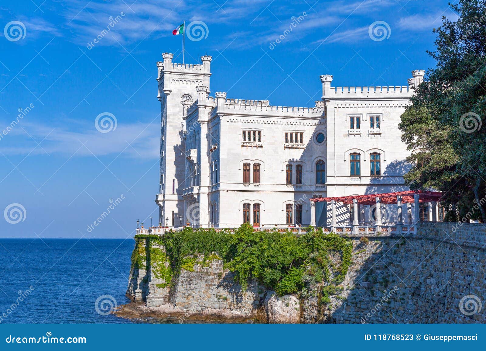 Trieste, the Architectures and Arts Editorial Stock Photo - Image of ...