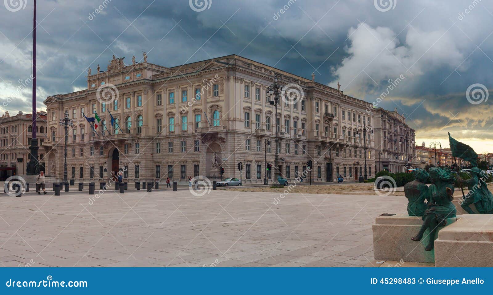 Trieste editorial stock photo. Image of city, tourist - 45298483