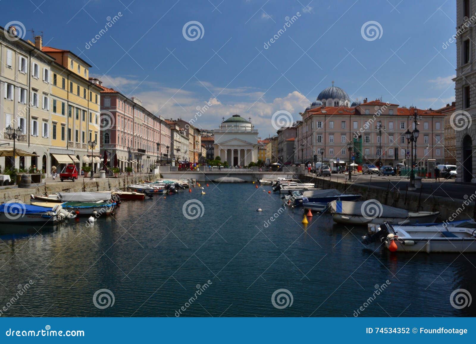 Trieste, Italy editorial photography. Image of adriatic - 74534352