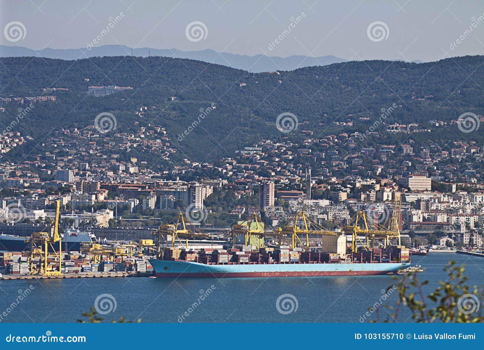 Trieste, new harbor editorial image. Image of maritime - 103155710