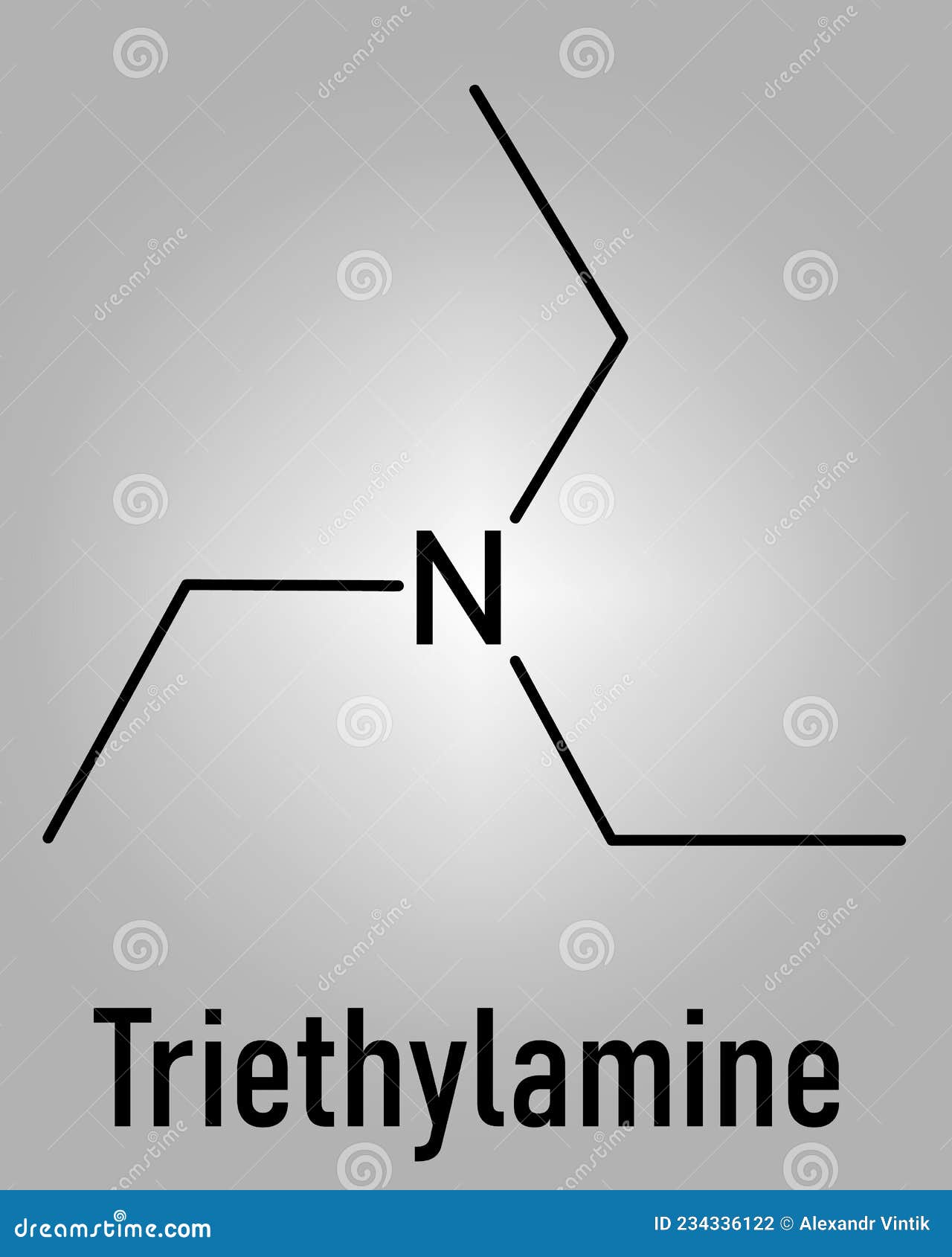 Triethylamine Structural Formula