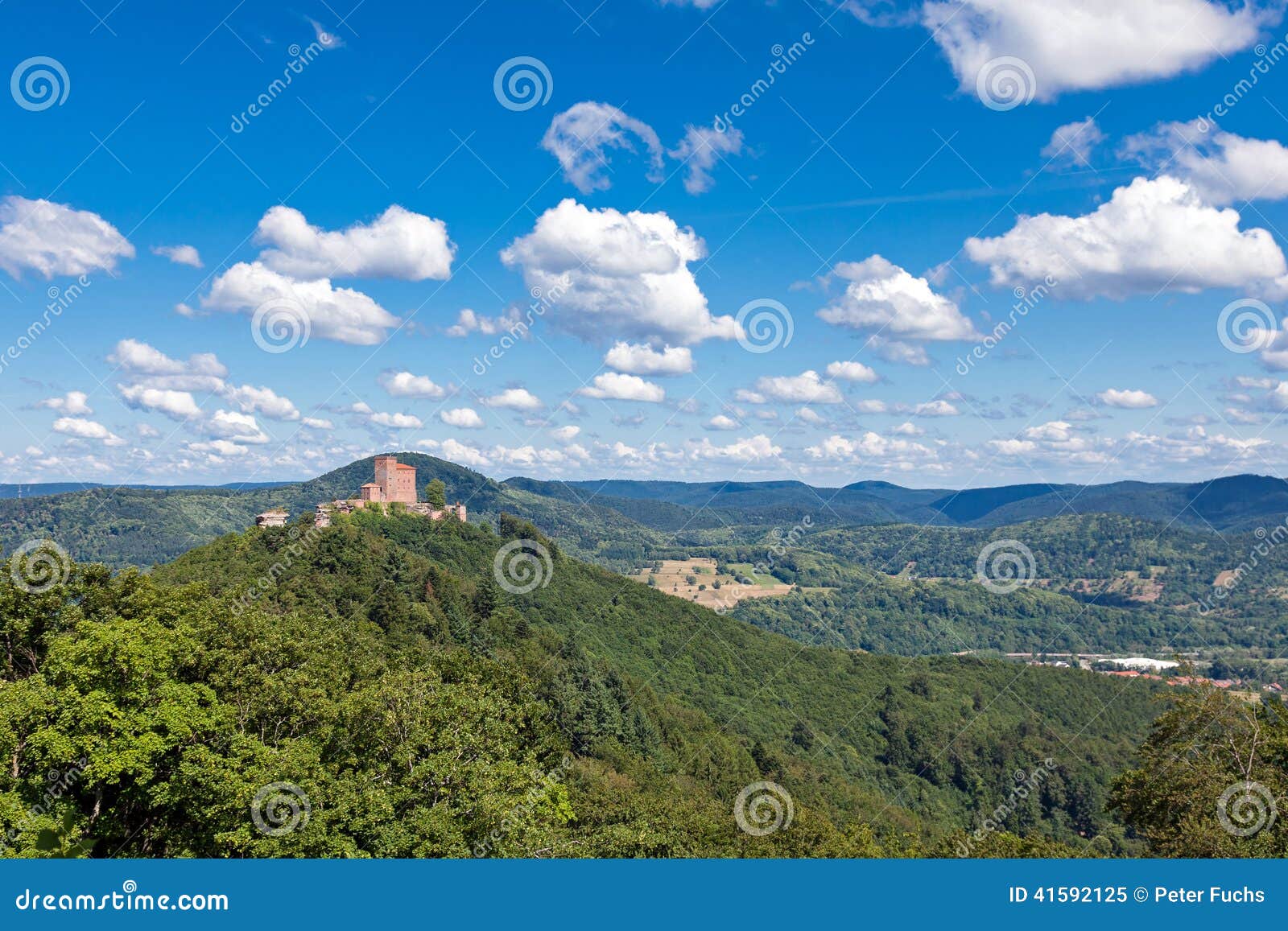 Trifels stock image. Image of horizon, nature, view, famous - 41592125