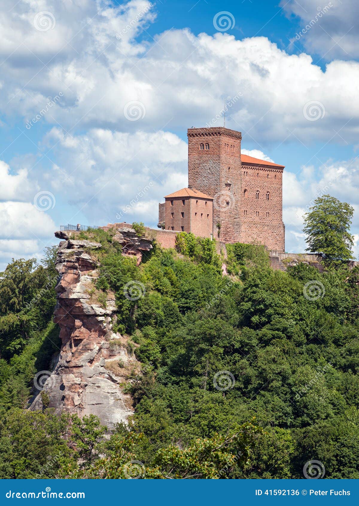 Trifels stock photo. Image of view, rock, annweiler, castle - 41592136
