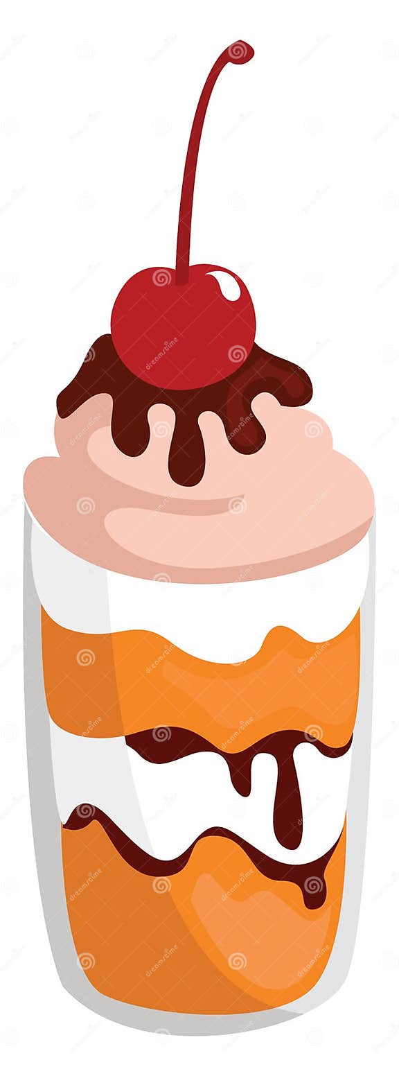 Trifle, Illustration, Vector Stock Vector - Illustration of dessert ...