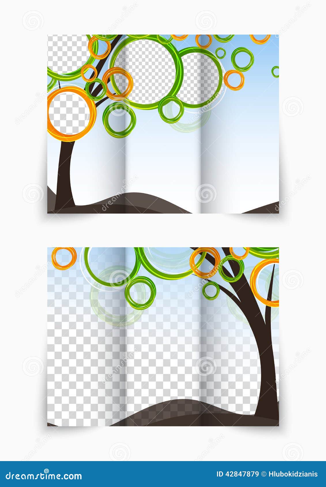Trifold brochure stock vector. Illustration of catalogue - 42847879