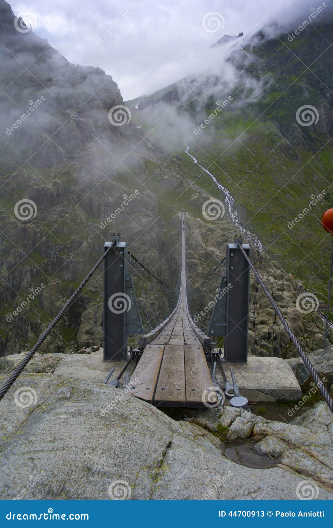 Trift bridge stock image. Image of meiringen, glacier - 44700913