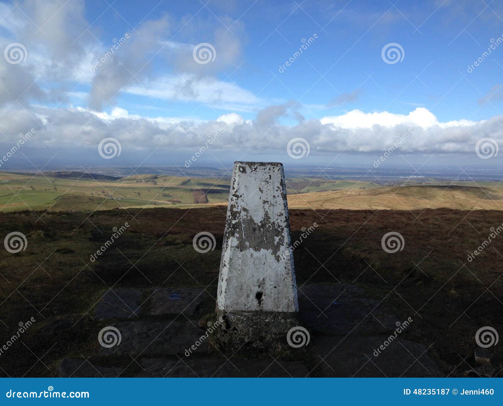 Trig Point stock image. Image of trig, point, district - 48235187