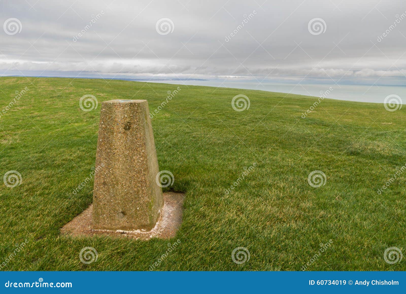 Trig Triangulation Point. stock image. Image of sussex - 60734019