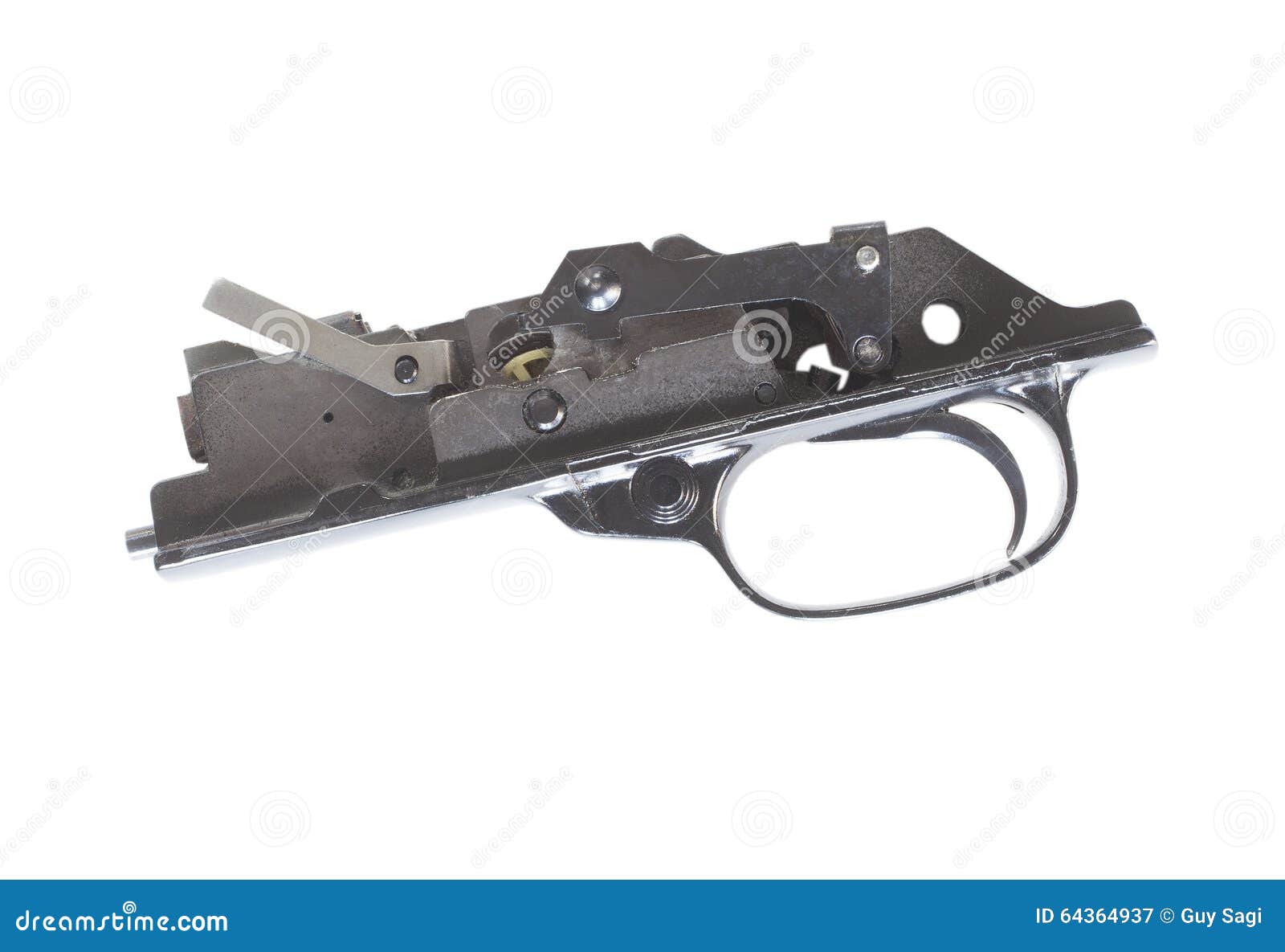 Trigger group stock image. Image of isolated, grey, triggerguard - 64364937