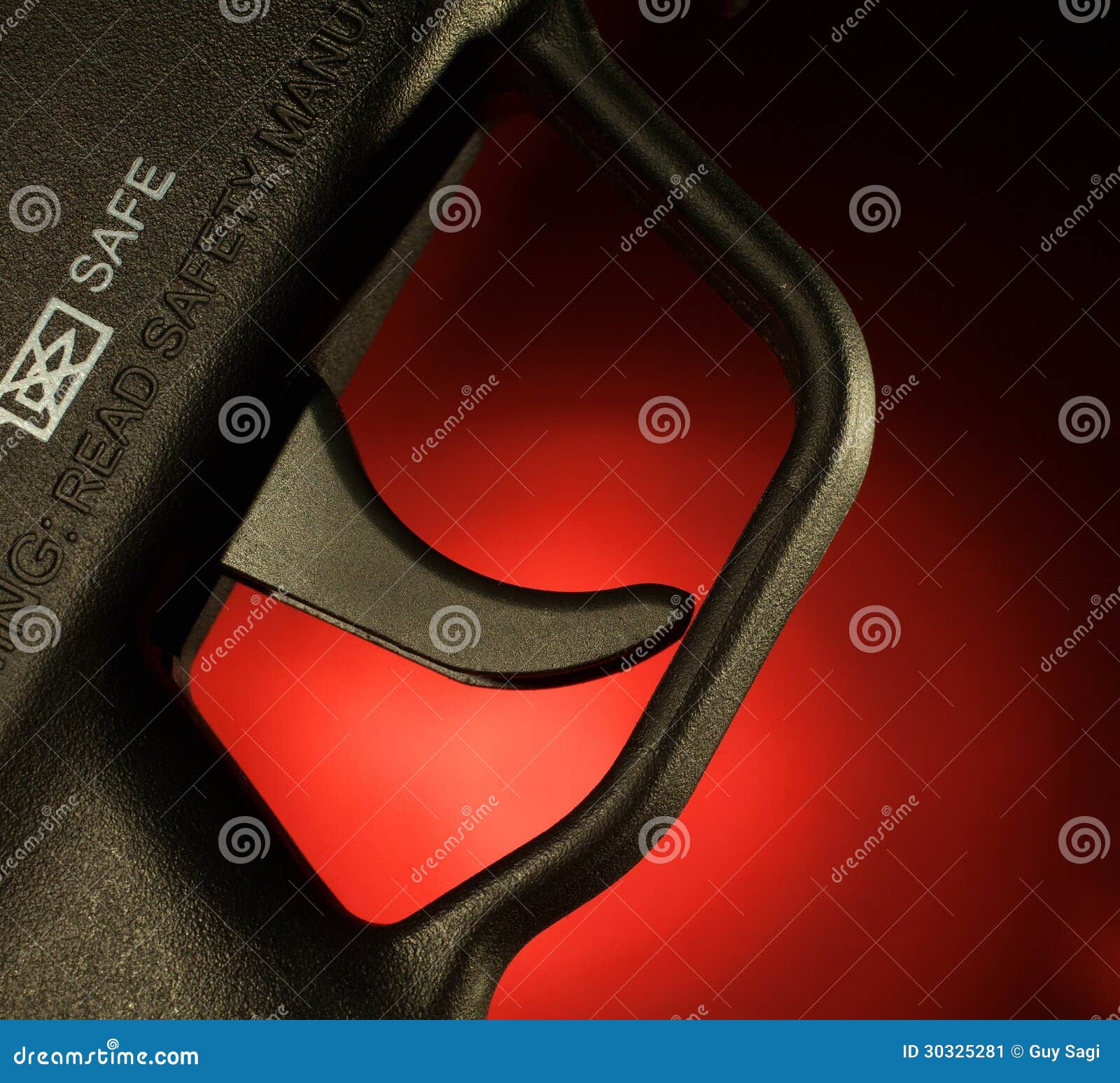 Trigger on red stock image. Image of weapon, trigger - 30325281