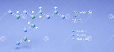 Triglyceride, Molecular Structures, Ester, 3d Model, Structural ...