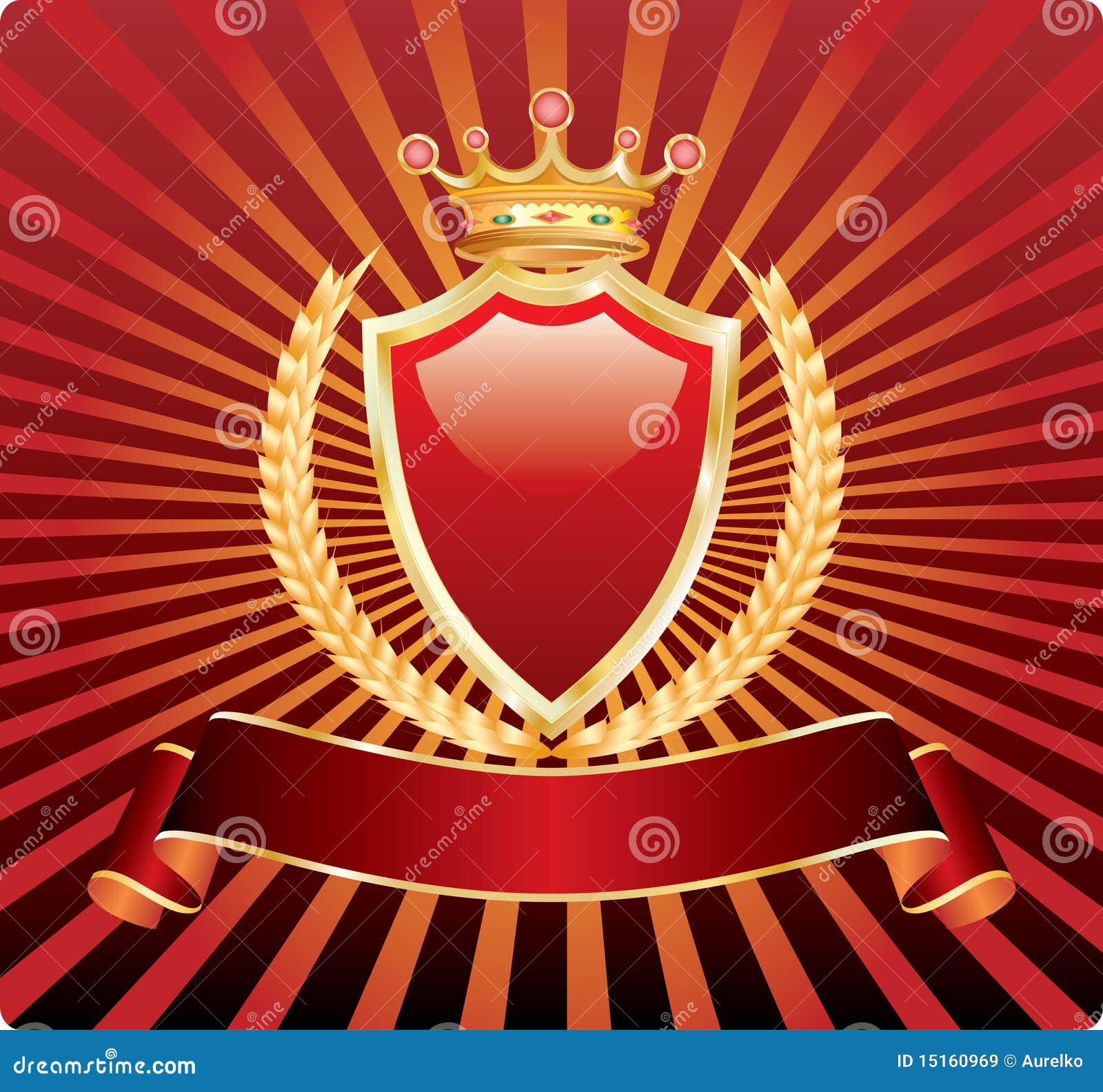 Trigo real ilustración del vector. Ilustración de ornamento - 15160969