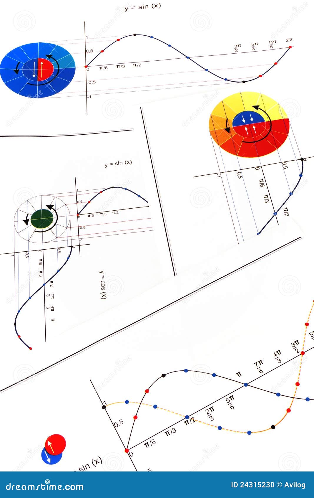Trigonometry stock photo. Image of transcendent, table - 24315230