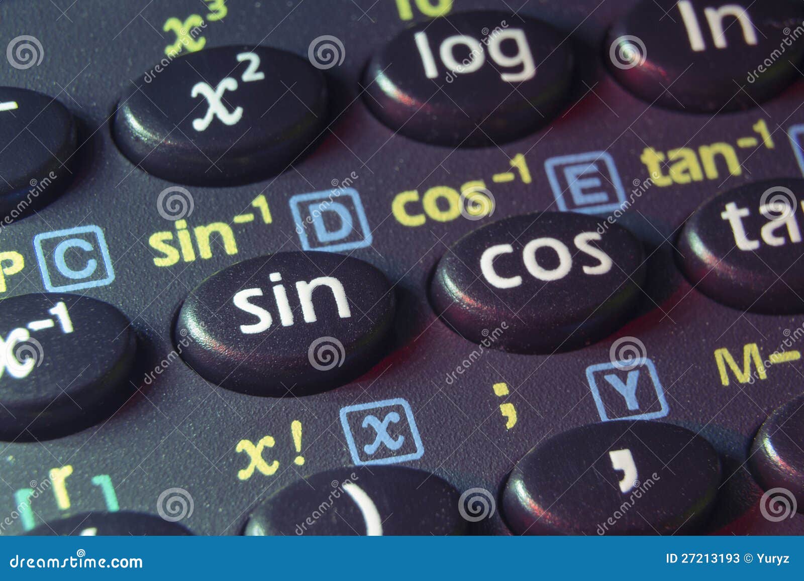 Trigonometry buttons stock image. Image of closeup, education - 27213193