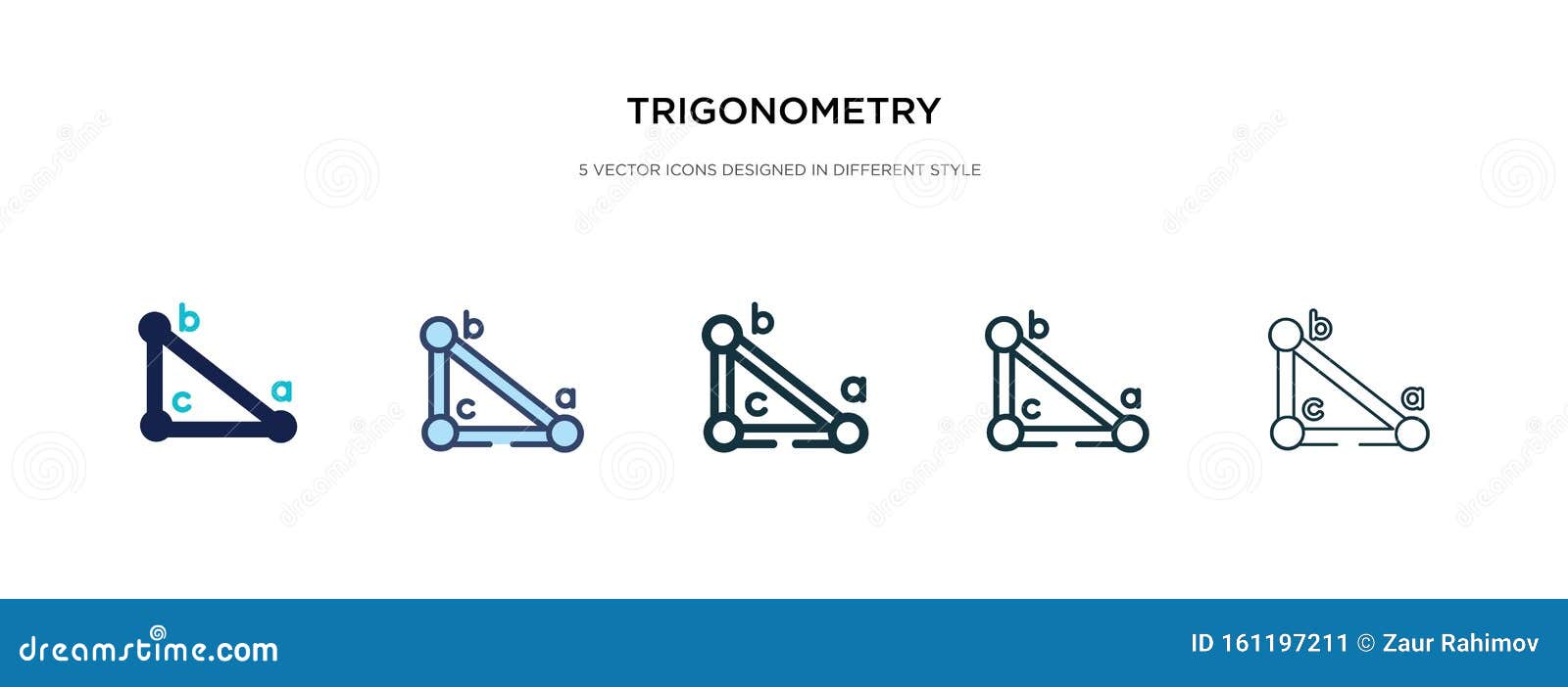 Trigonometry Icon Vector Sign And Symbol Isolated On White Background ... Trigonometry Icon Vector Sign And Symbol Isolated On White Background ...