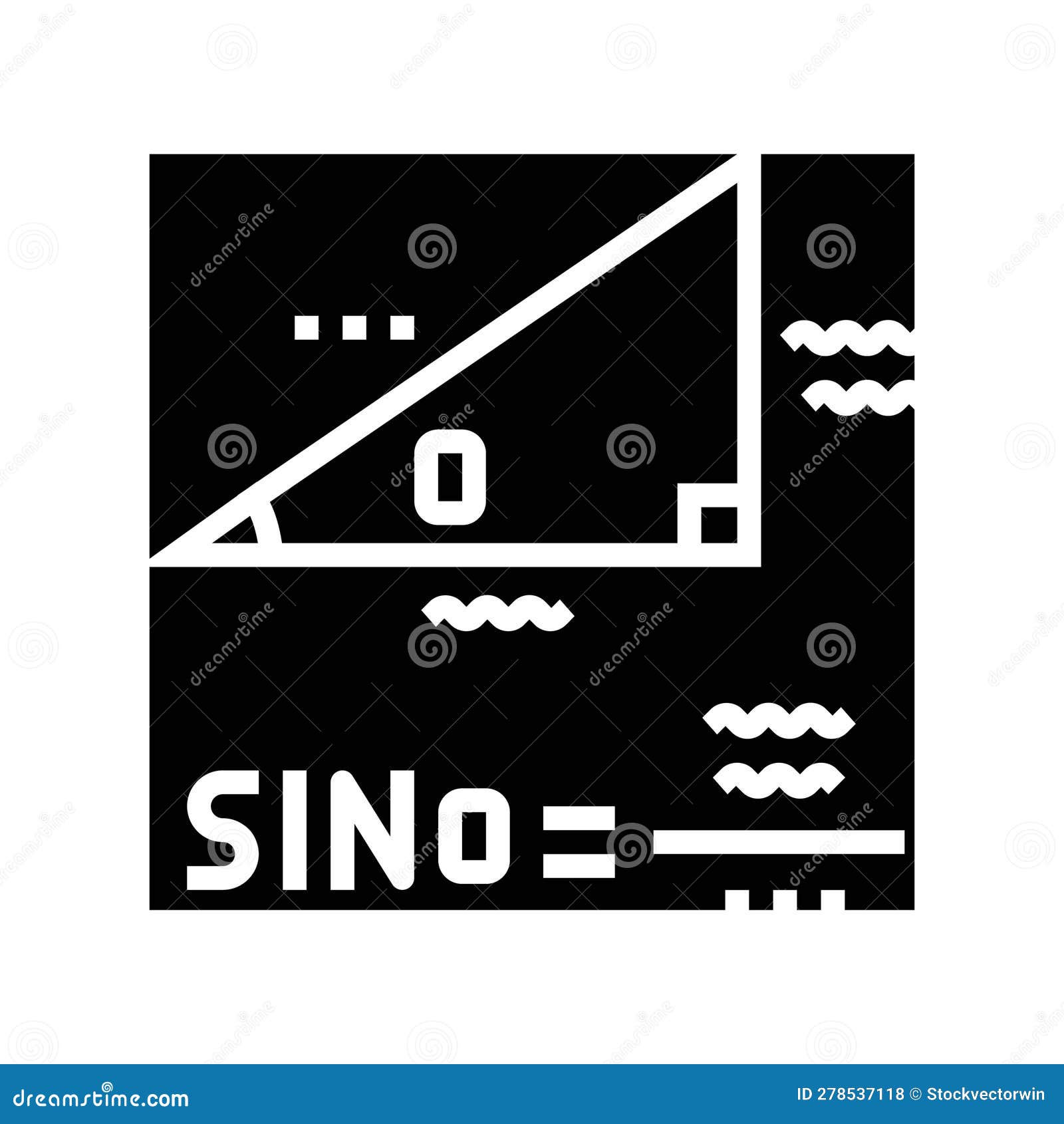 Trigonometry Icon. Trendy Trigonometry Logo Concept On White Background ...