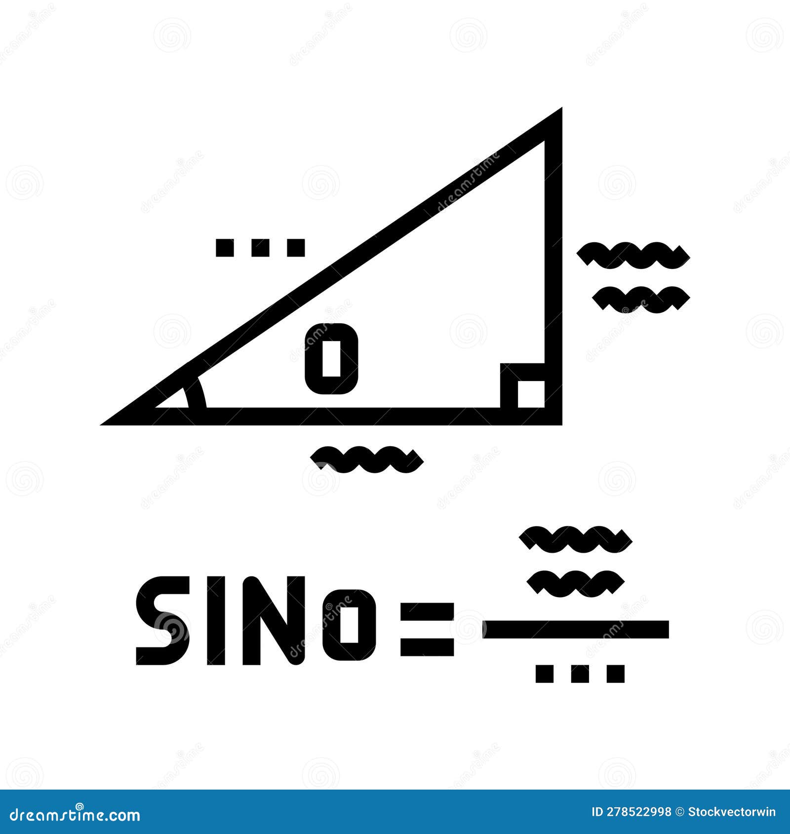 Trigonometry Icon. Trendy Trigonometry Logo Concept On White Background ...