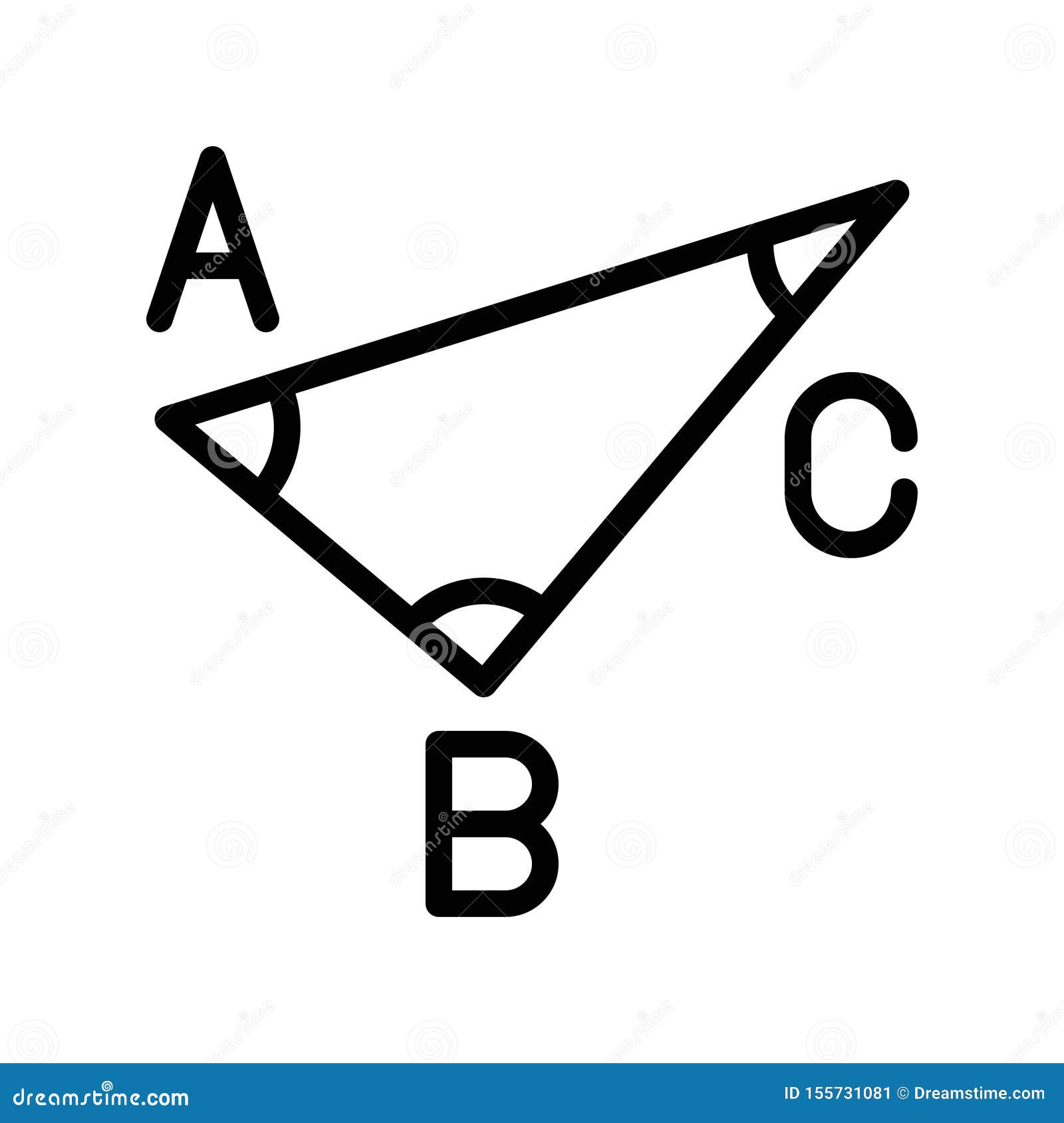 Trigonometry Icon. Trendy Flat Vector Trigonometry Icon On White ...