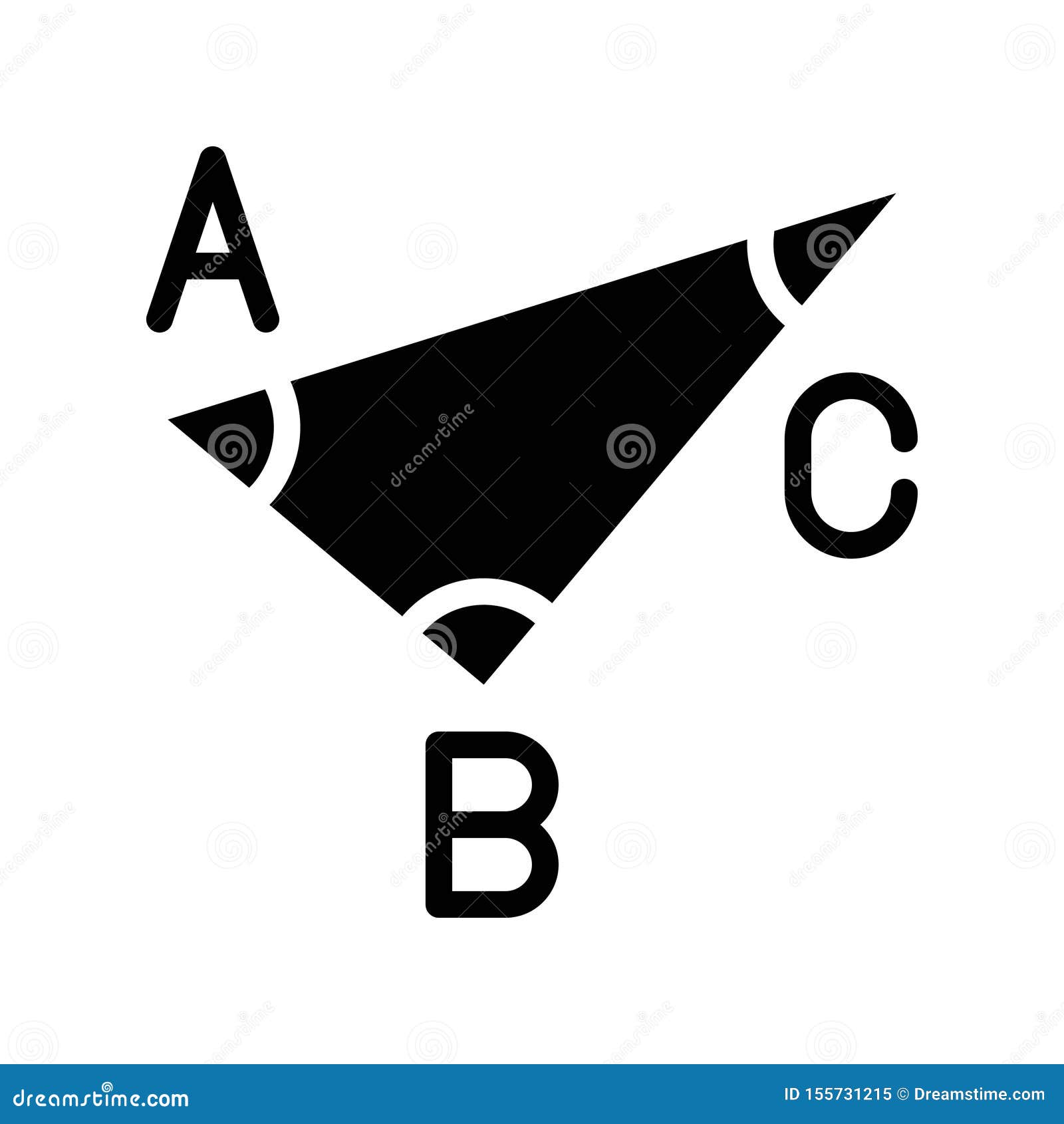 Trigonometry Vector, Back To School Solid Style Icon Stock Vector ...
