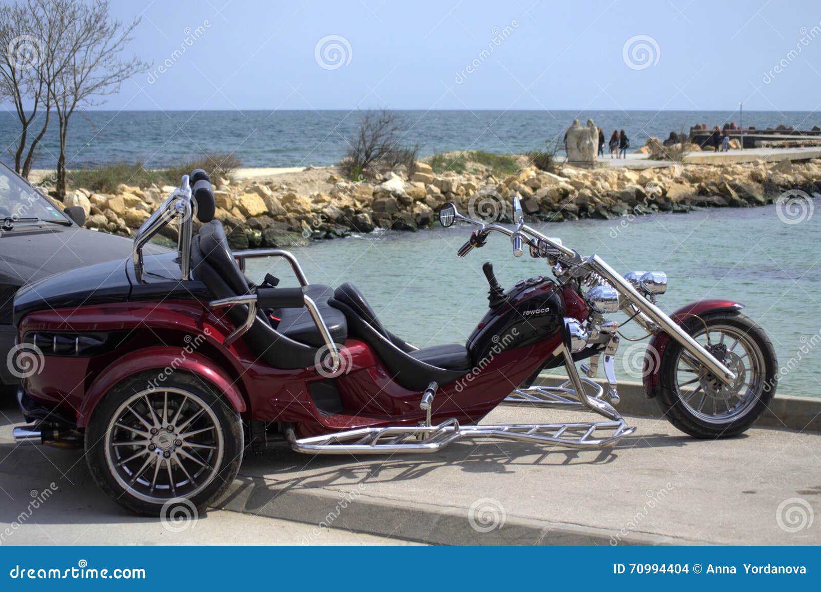 Trike De Rewaco En La Costa Imagen de archivo editorial - Imagen de ...