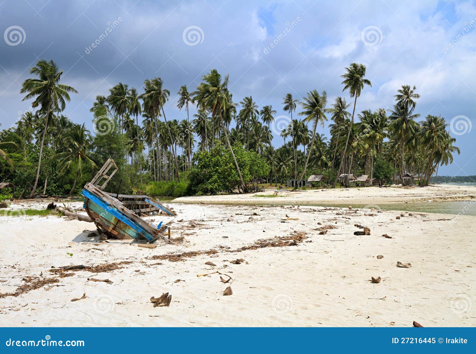 Trikora beach stock image. Image of ship, climate, asia - 27216445
