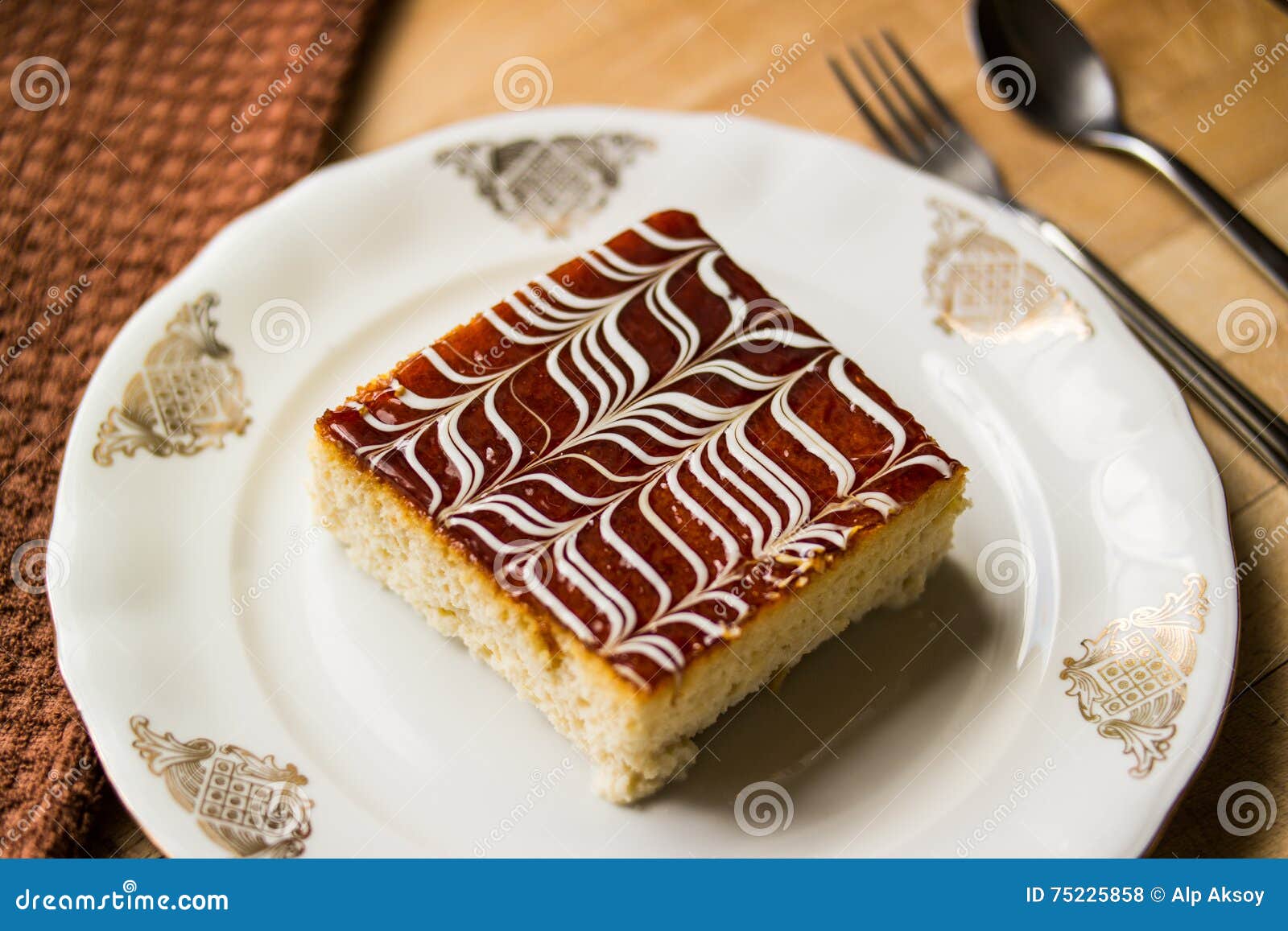 Trilece/Balkan dessert stock foto. Image of karamel, beeld - 75225858