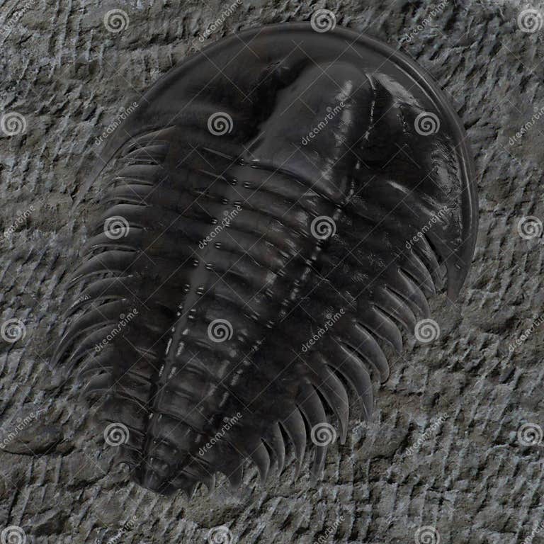 Trilobite stock illustration. Illustration of excavation - 82076523