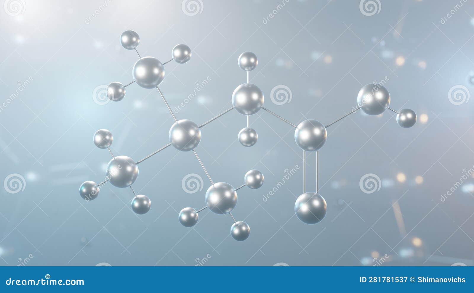 Trimethylglycine Molecular Structure, 3d Model Molecule, Betaine ...