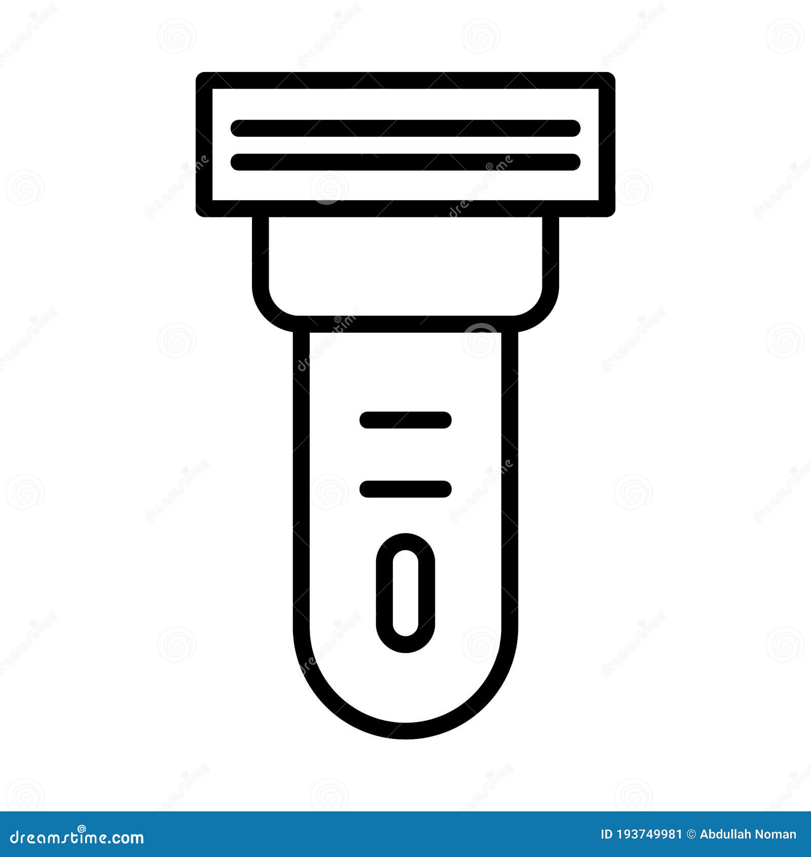 Trimmer pictogram zwart vector illustratie. Illustration of pictogram ...