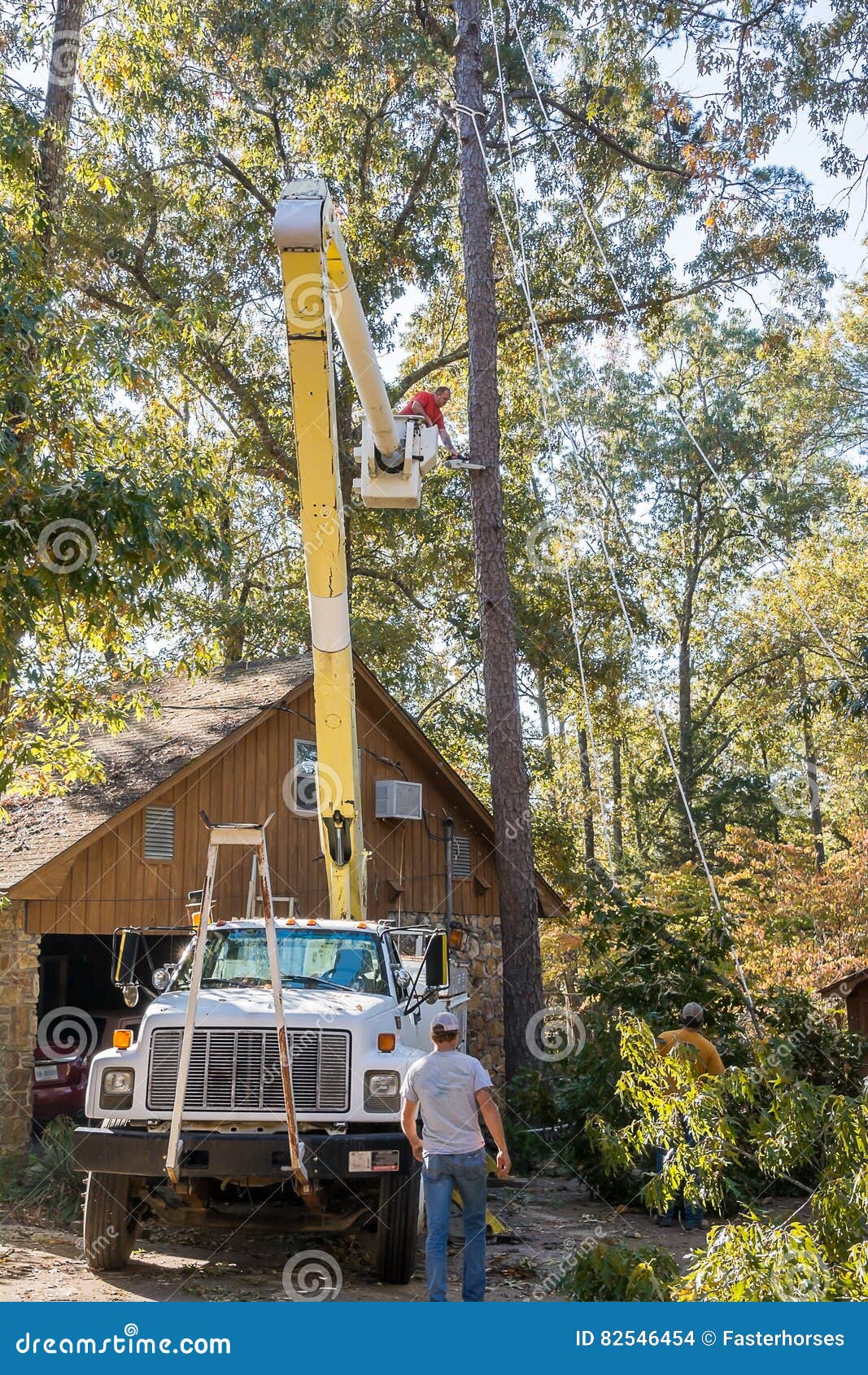 Using A Boom And Winch To Move Logs Editorial Photo | CartoonDealer.com ...